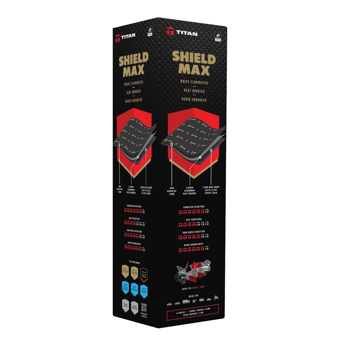 TITAN Acoustic Vibration Defence 3 Layers - SHIELD MAX | Supercheap Auto
