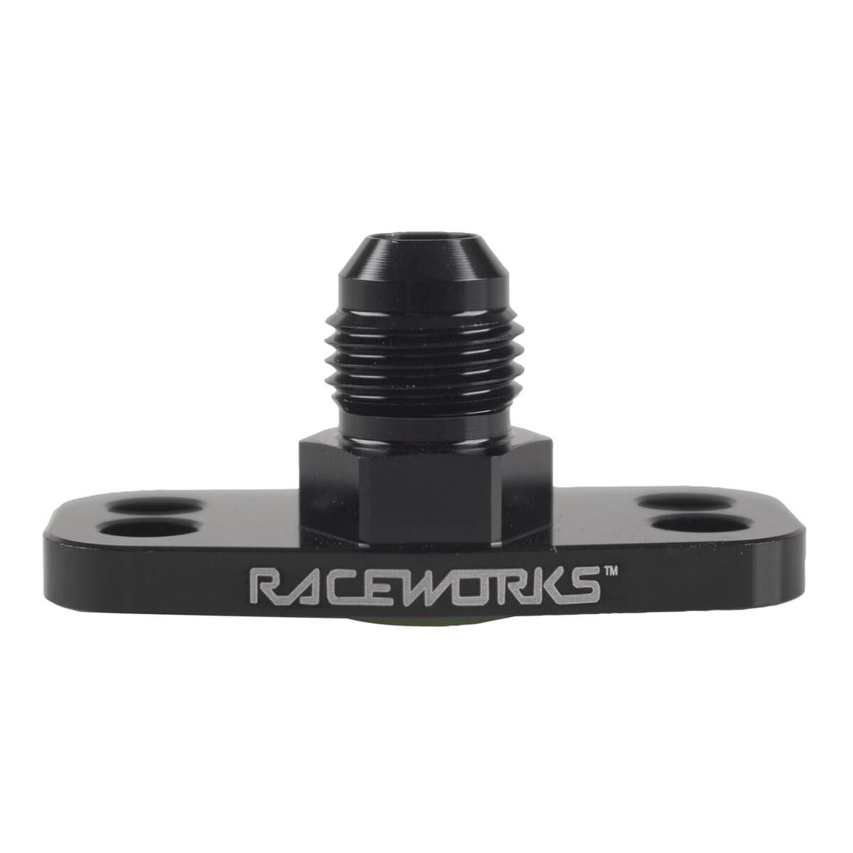 Raceworks Fuel Rail Adapter AN-6 - RWF-680-09BK | Supercheap Auto