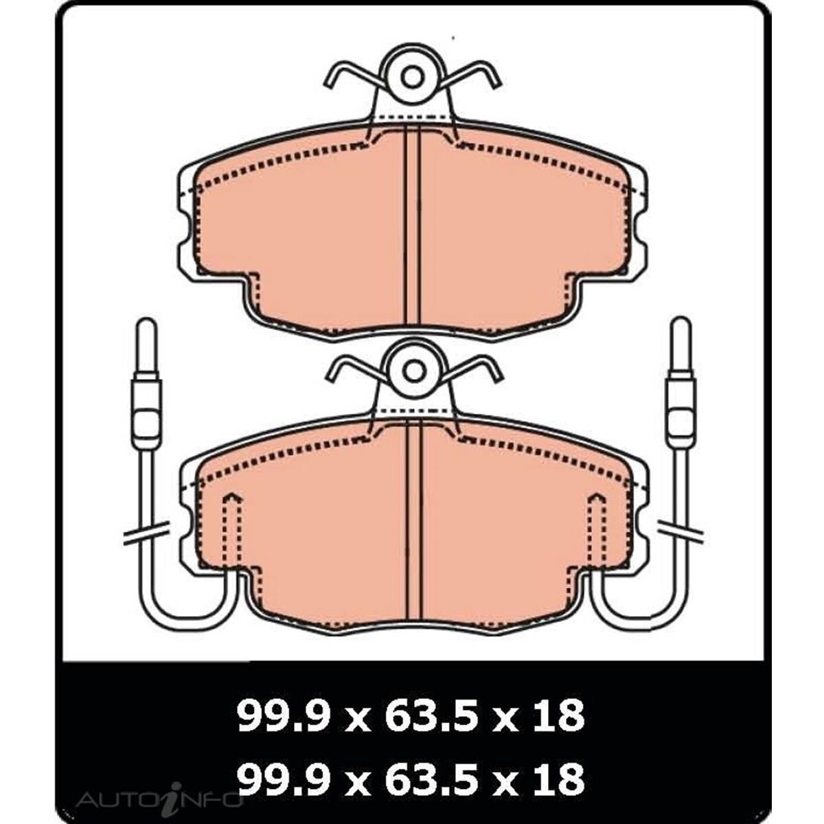 Remsa Brake Pads - 141 02 | Supercheap Auto
