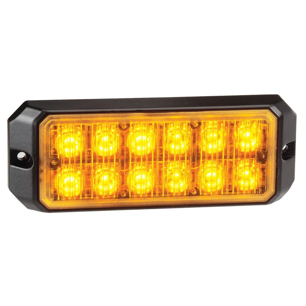 Narva Low Profile High Powered LED Warning Light - Amber, 12/24V ...