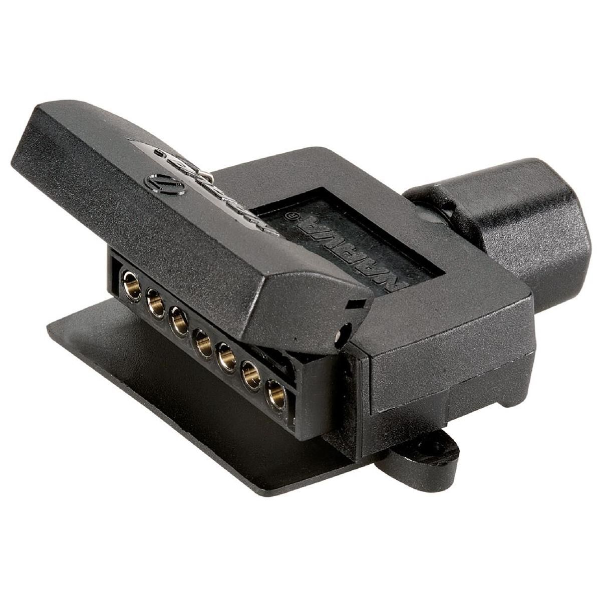 Jaylec 7 Pin Flat Trailer Socket with N/C Reed Switch - TP2016BL ...