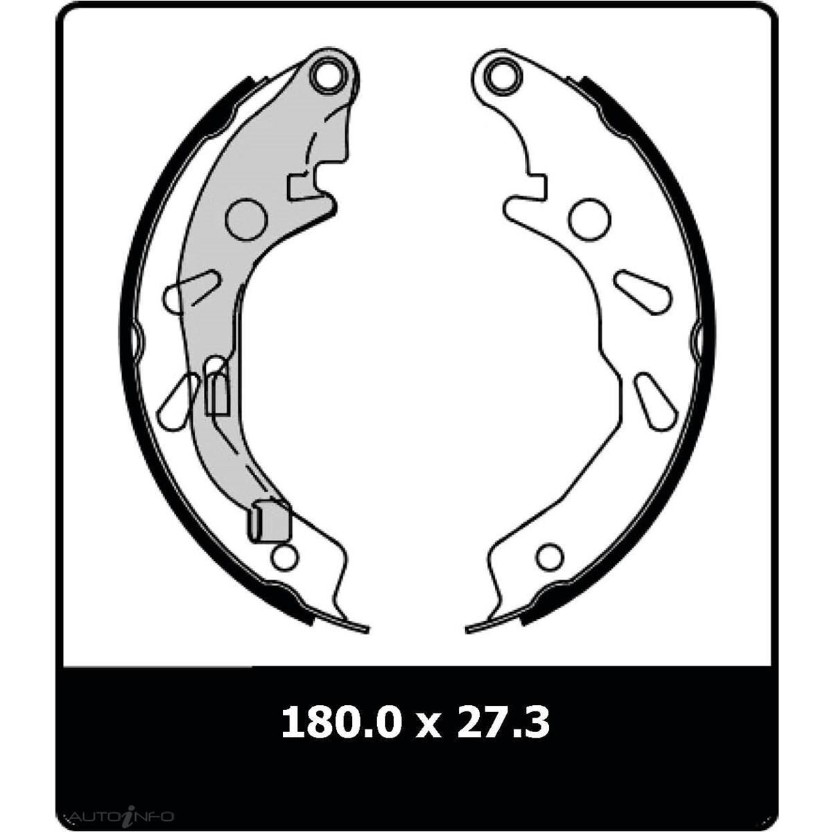 Protex Brake Shoes - N3271 | Supercheap Auto