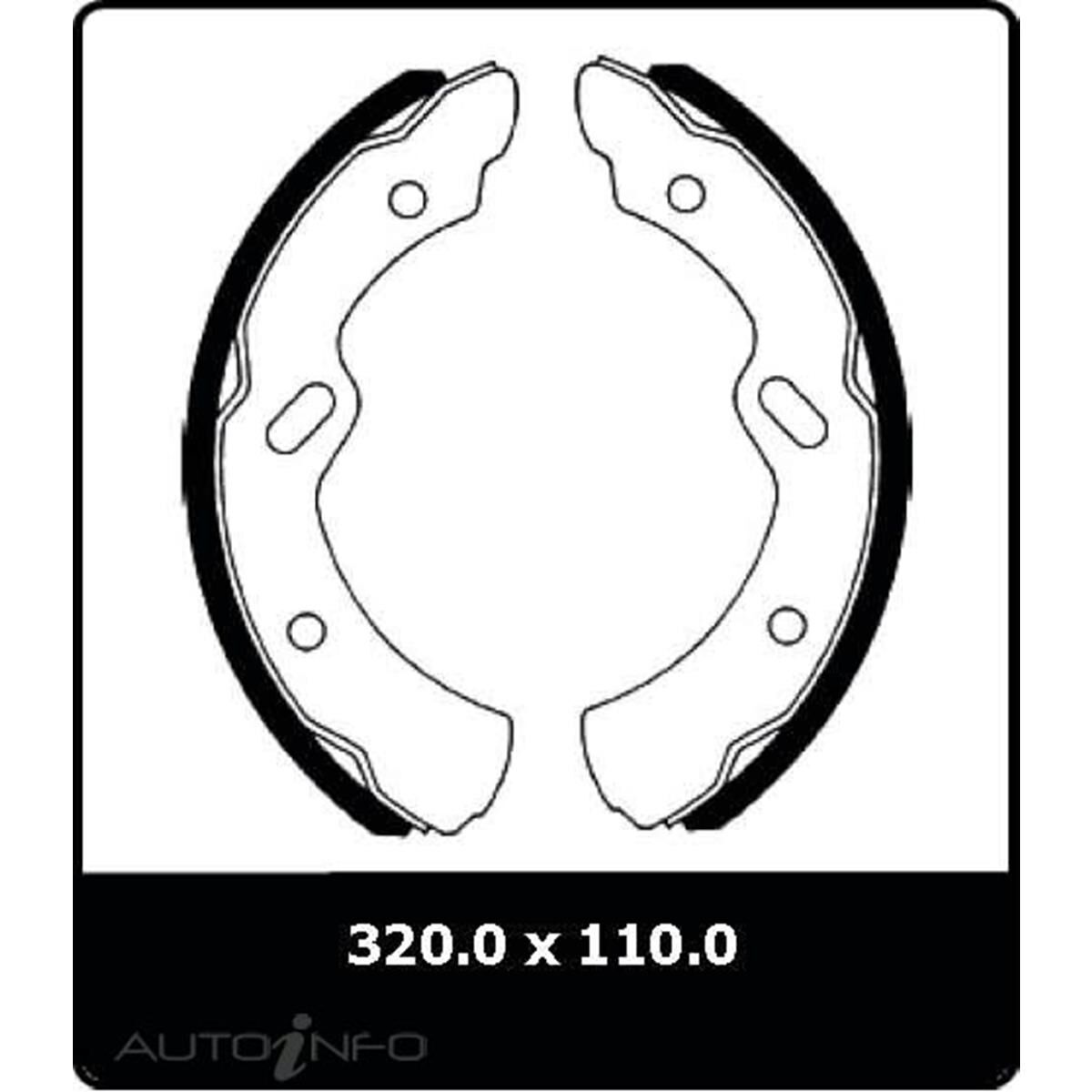 Protex Brake Shoes - N3126 | Supercheap Auto