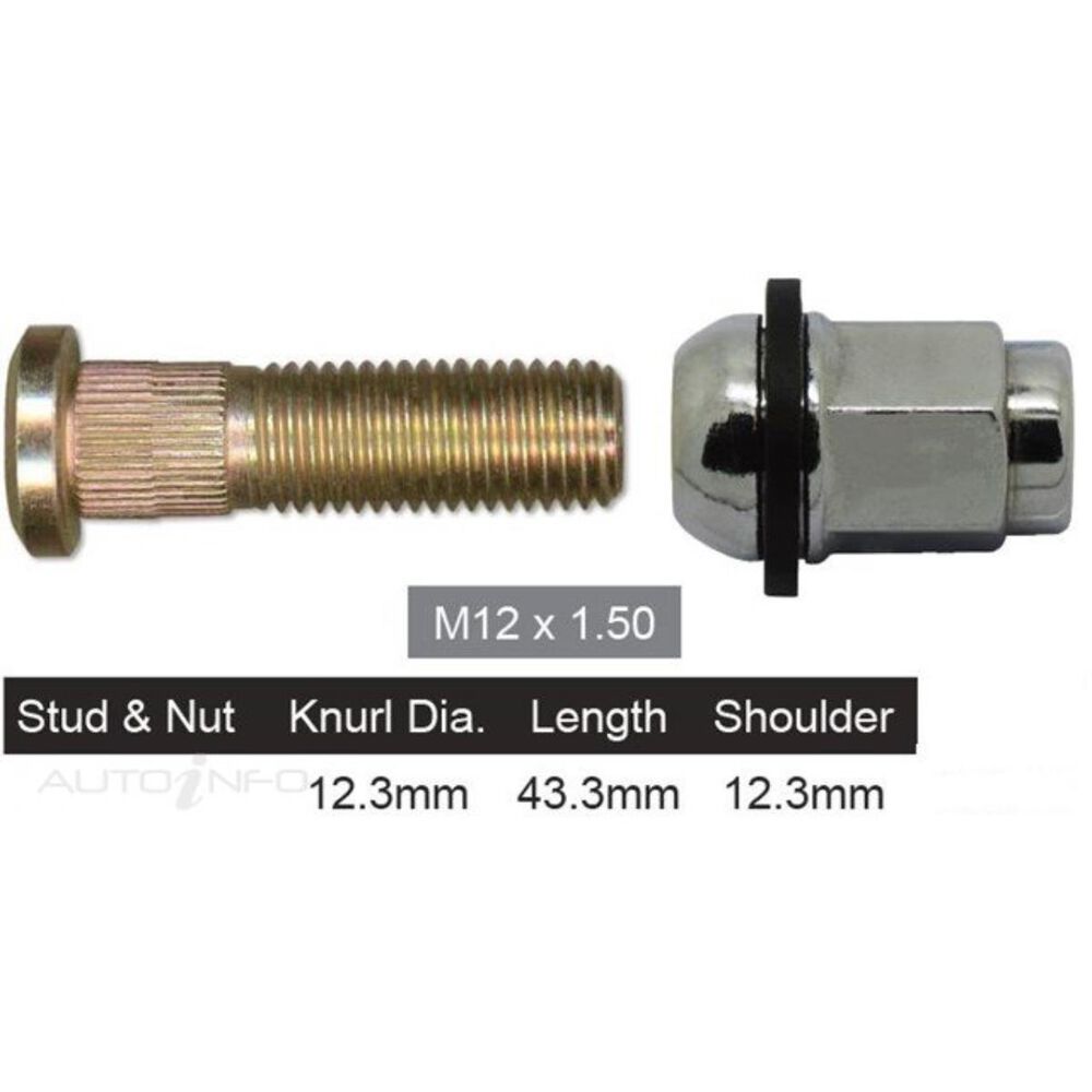 Nice Wheel Stud And Nut Set - NS347H | Supercheap Auto