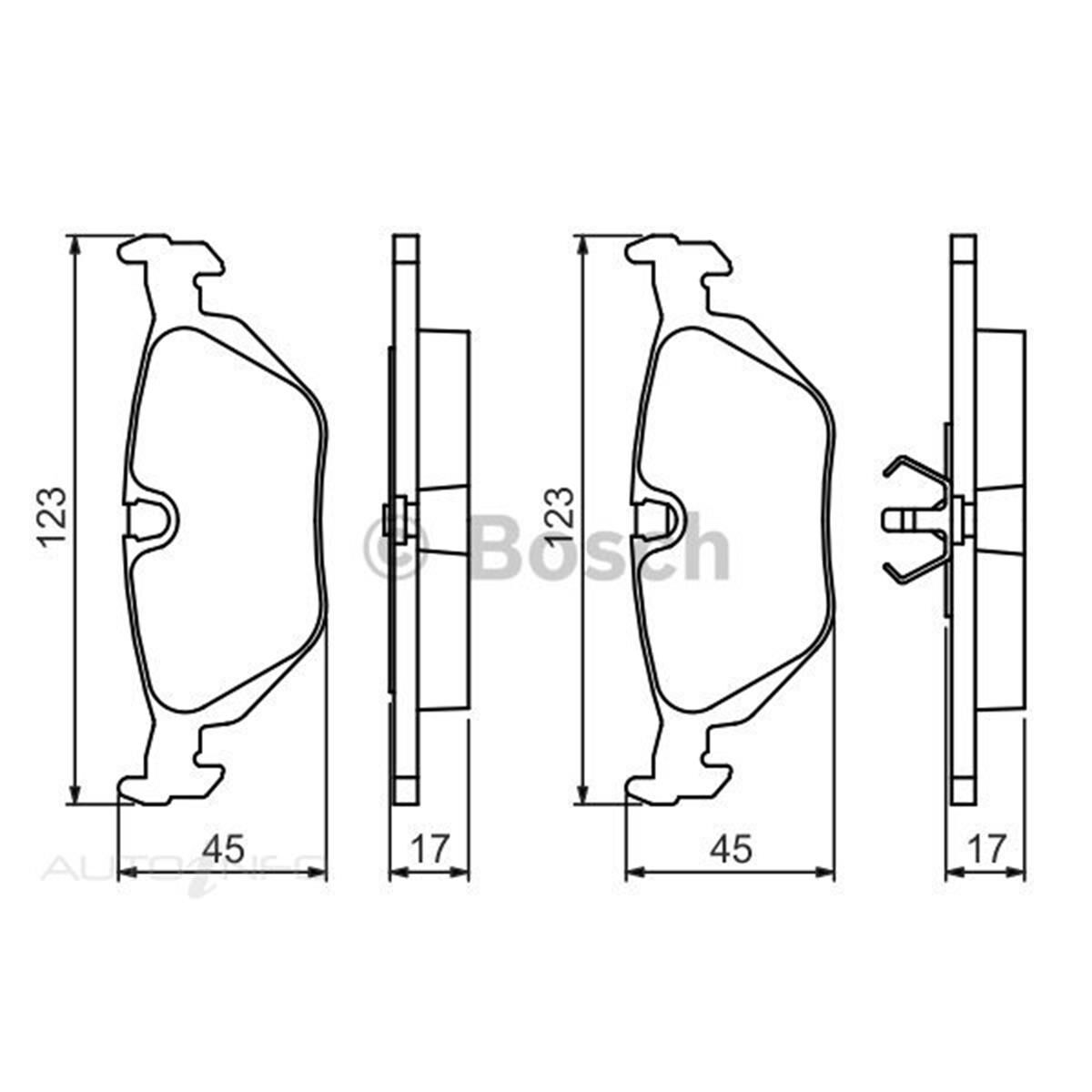 Bosch Disc Brake Pads - BP533 | Supercheap Auto