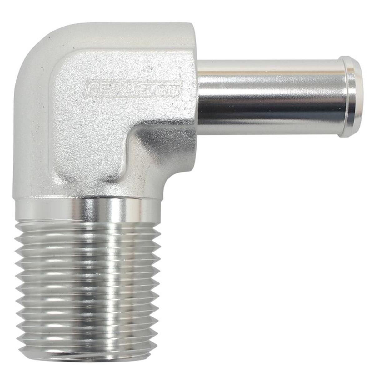 Aeroflow Male NPT to Barb 90° Adapter 3/8" to -6AN size Hose, AF842-06 ...