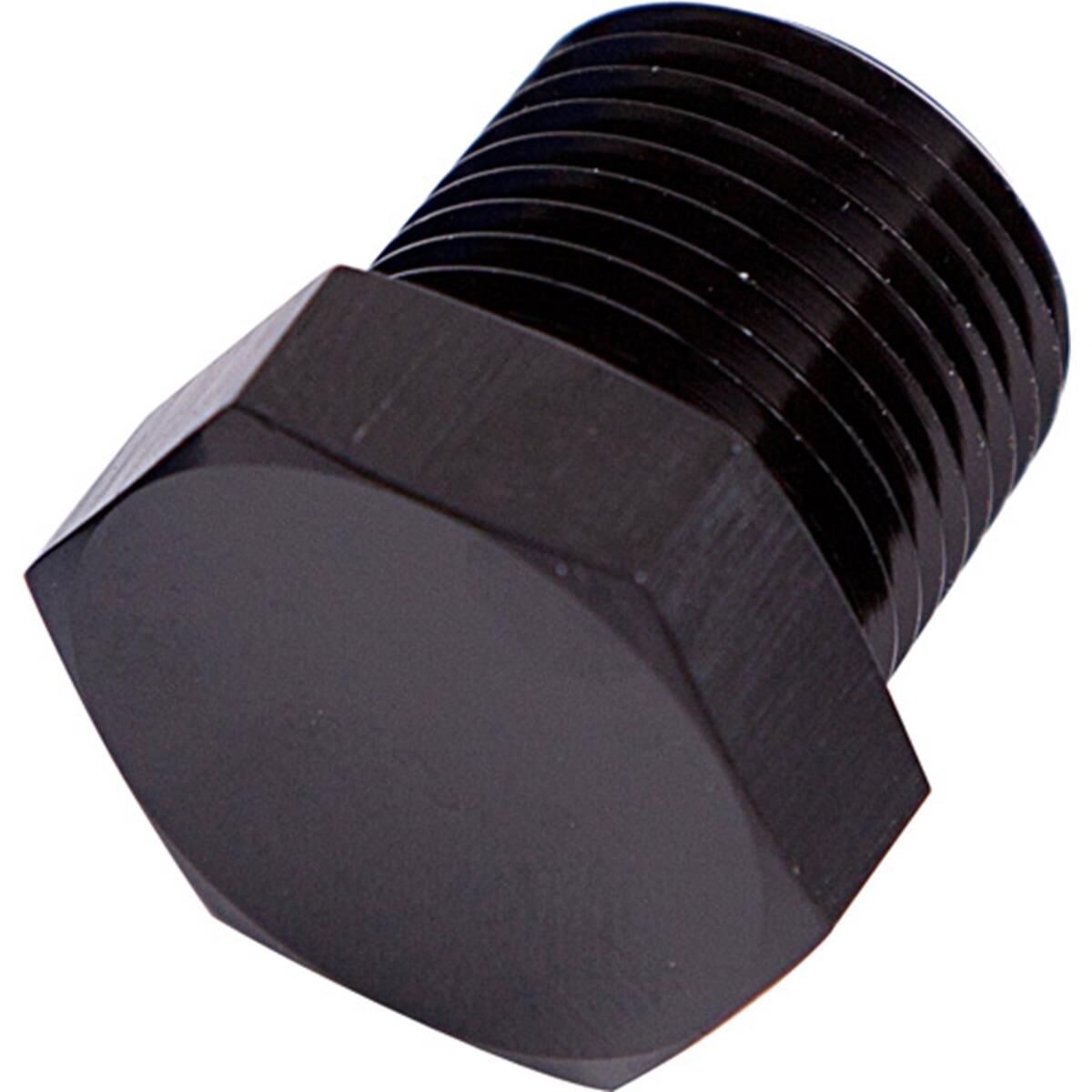 Aeroflow NPT Hex Head Plug 1/4", AF933-04BLK | Supercheap Auto