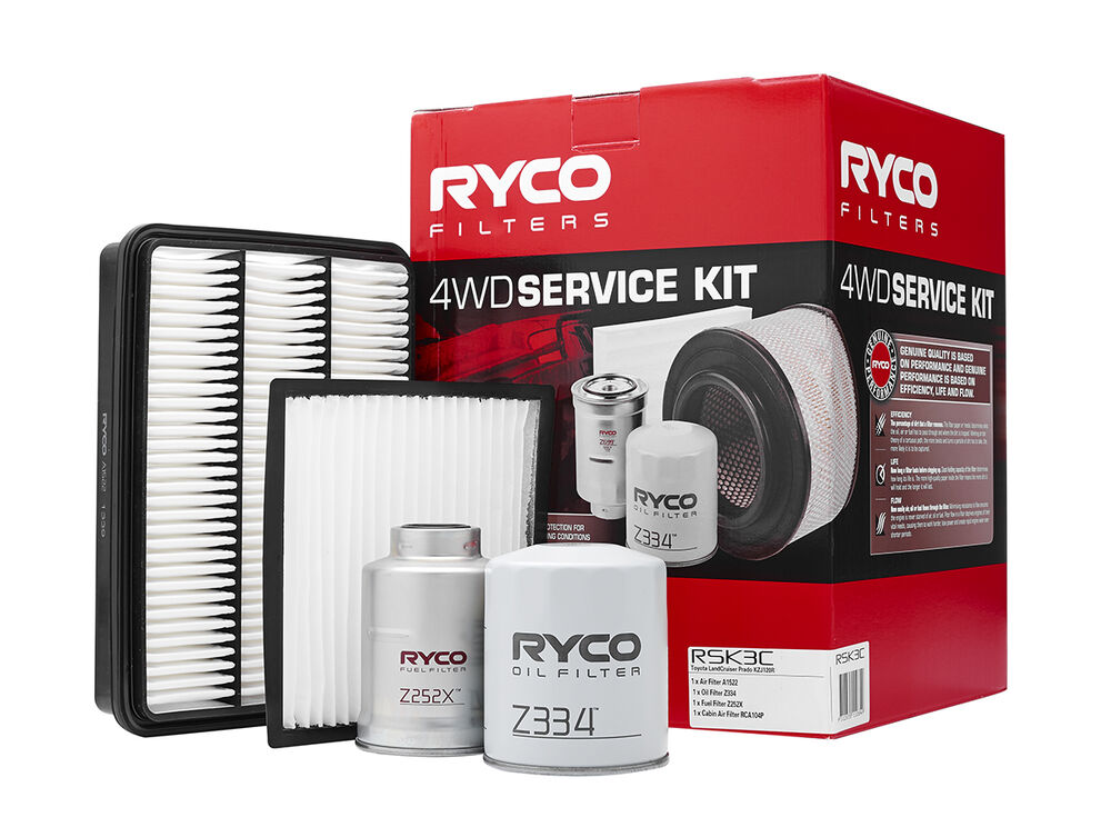 Ryco Filter Service Kit Includes Cabin Air Filter - RSK3C | Supercheap Auto