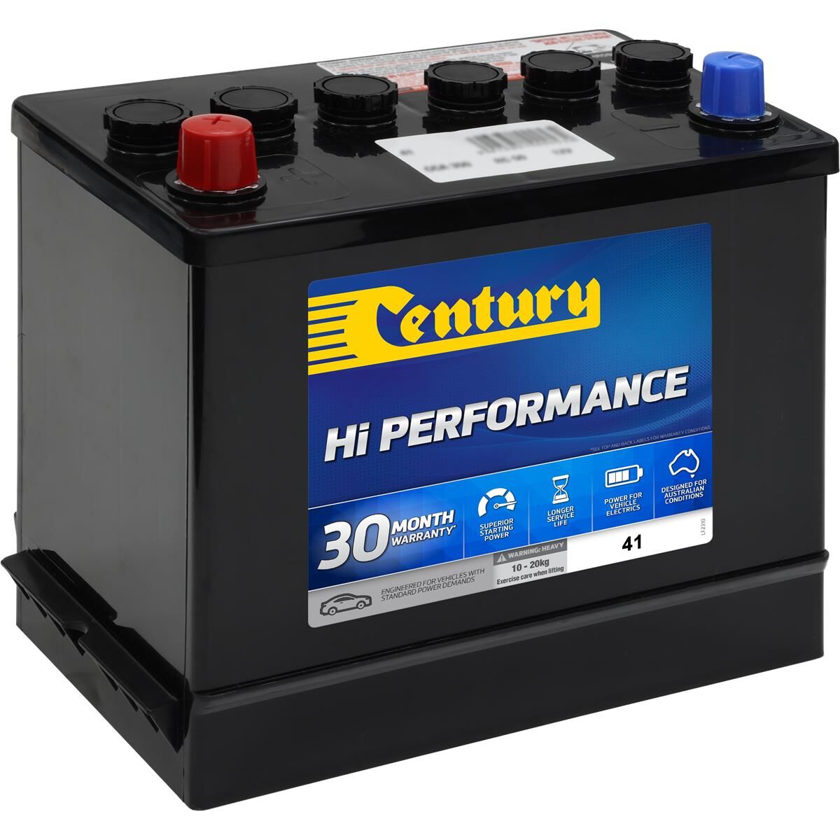 Century Hi Performance Battery - 41 - 101136 | Supercheap Auto