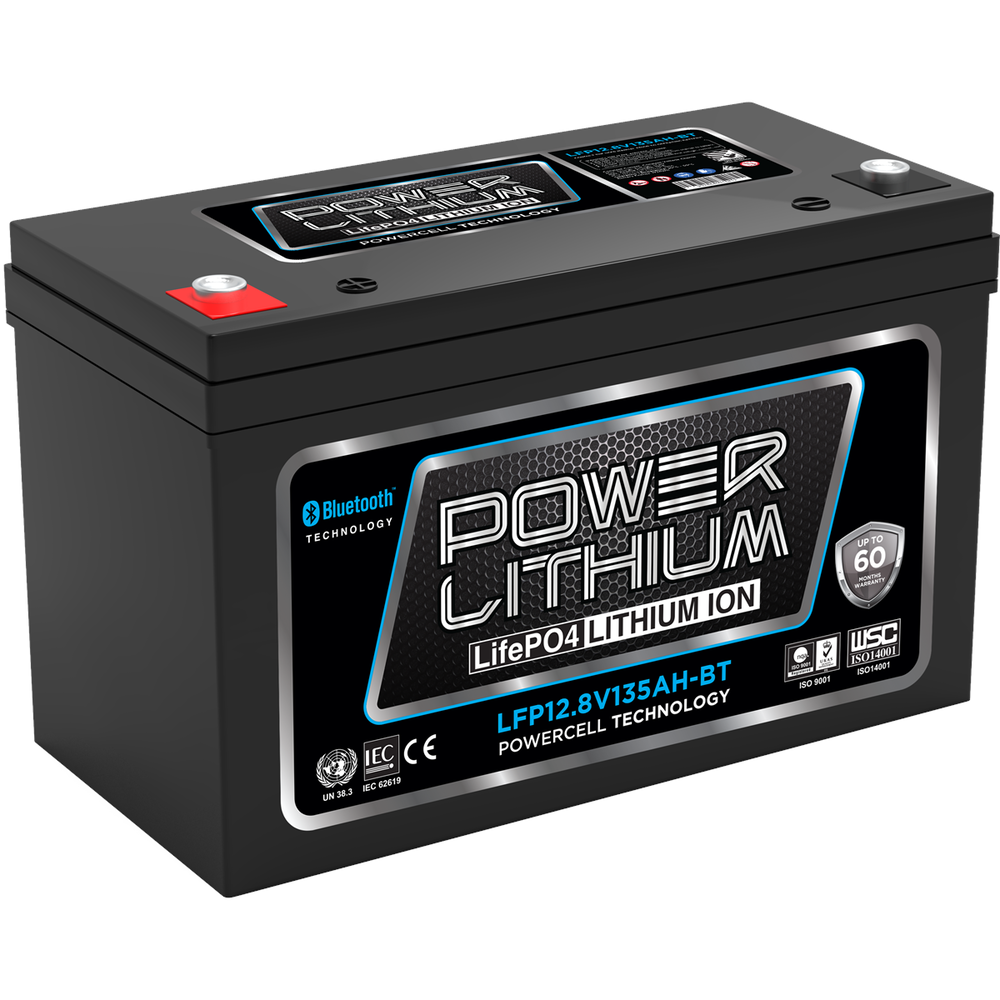 Power Lithium Deep Cycle 12.8V 135AH Battery with Bluetooth - LFP12 ...