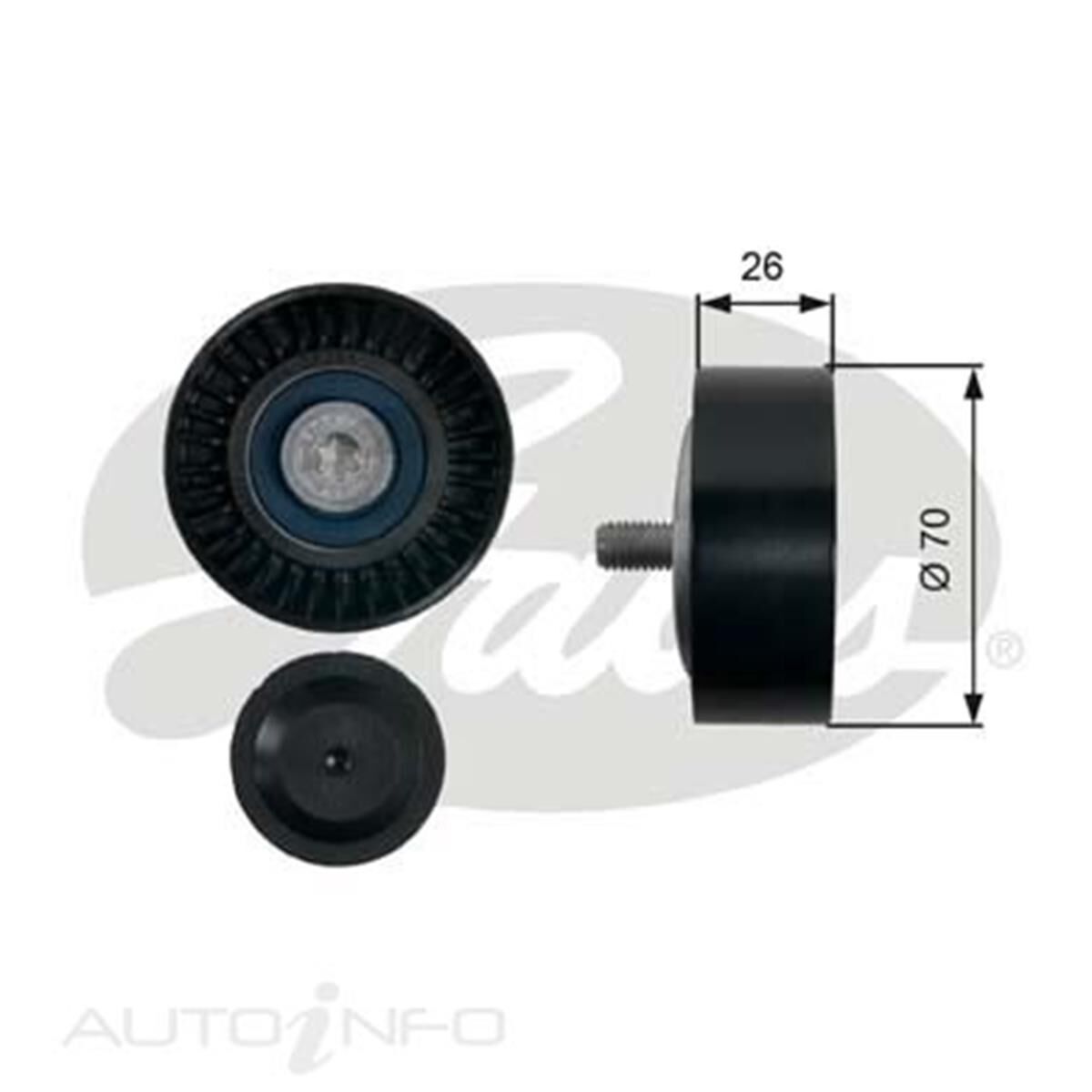 Gates Idler Pulley - 36483 | Supercheap Auto