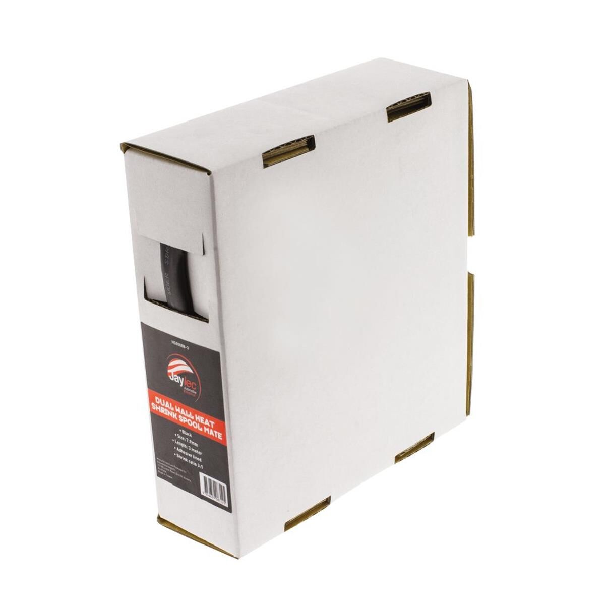 Jaylec Dual Wall Heat Shrink Spool Mate - 7.9mm x 3m, Black - HS0008B-3 ...