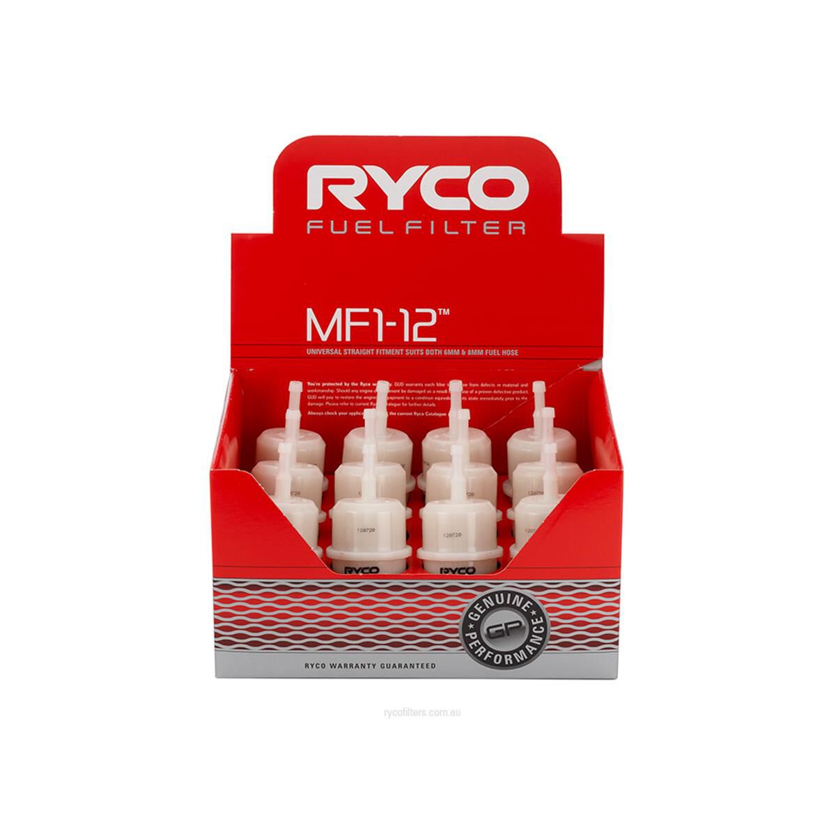 Ryco Multi-Fit Fuel Filter 12 Pack - MF1-12 | Supercheap Auto