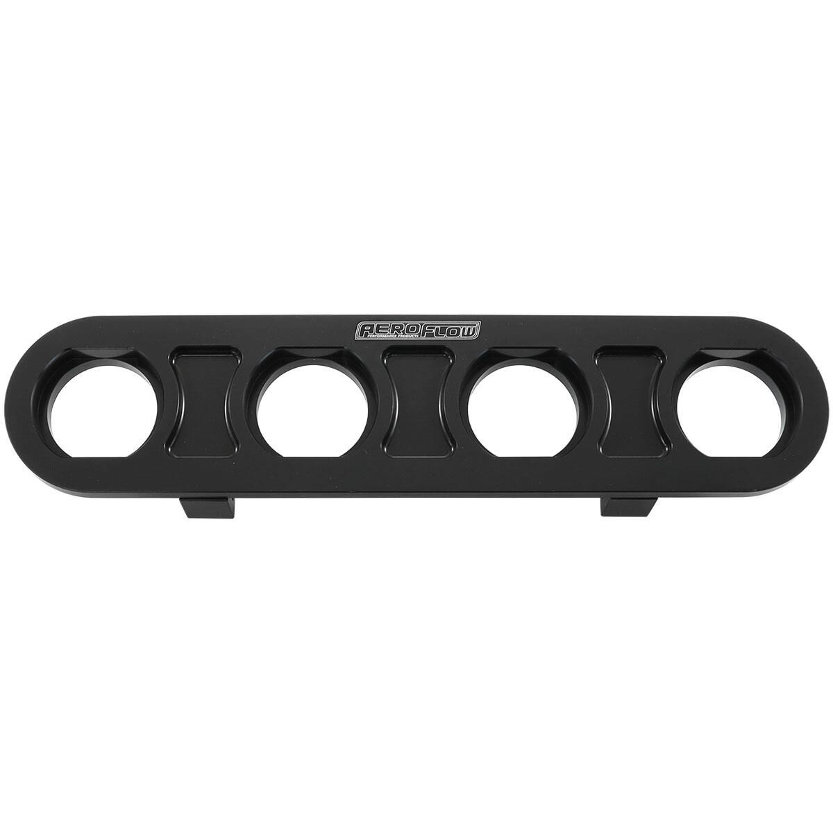 Aeroflow Billet Bulkhead Plate 4 Port Modular Universal Black An AC ...