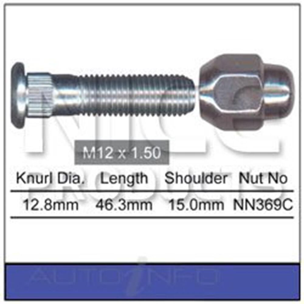 Nice Wheel Stud And Nut Set - NS350P | Supercheap Auto