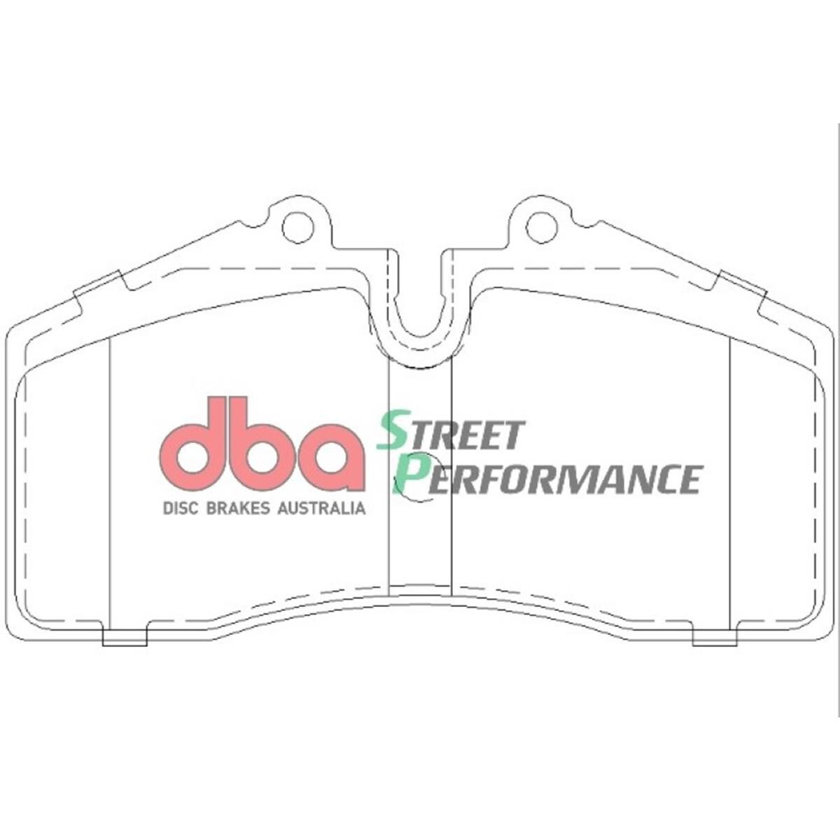 DBA Street Performance Brake Pads Front DB1355SP Supercheap Auto