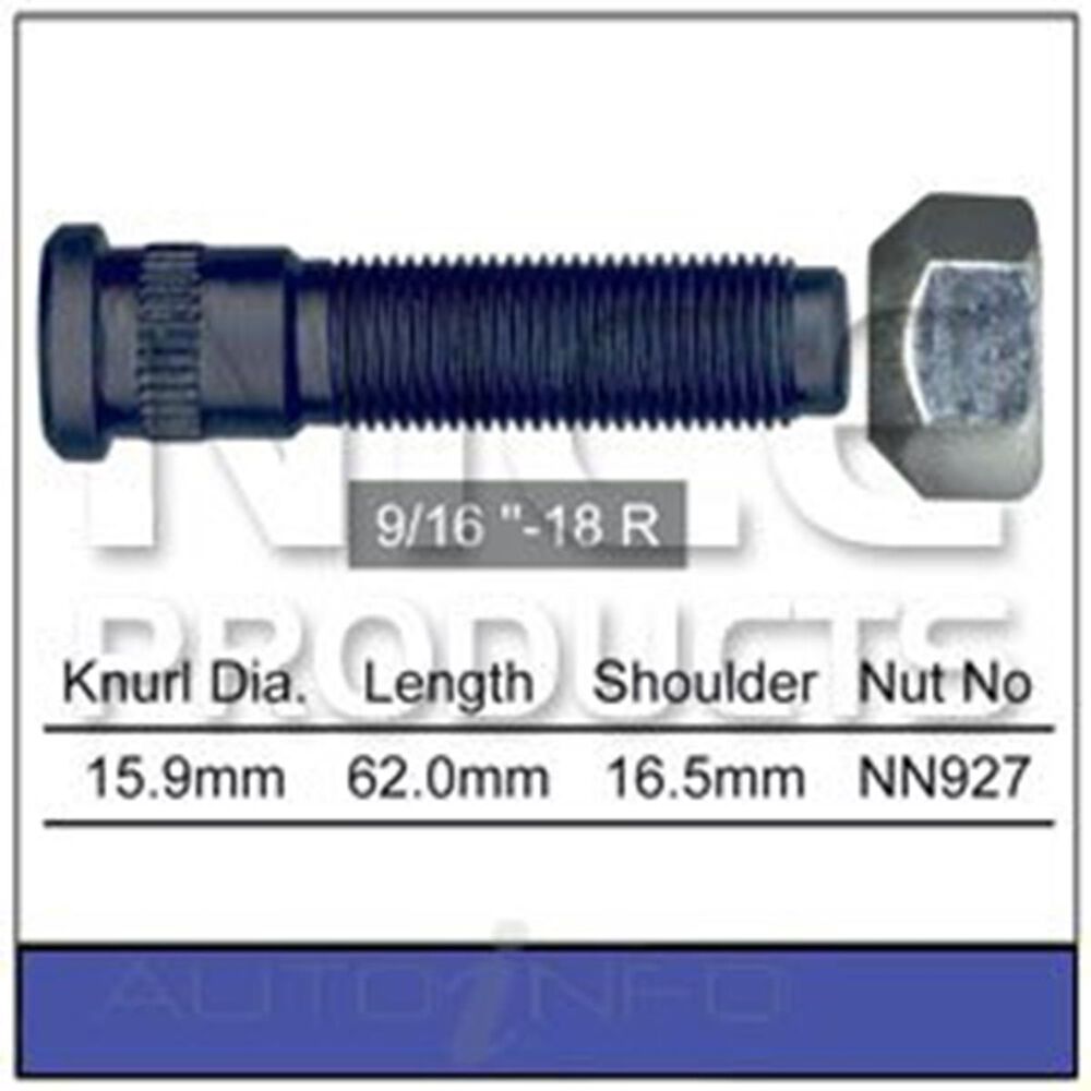 Nice Wheel Stud And Nut Set - NS987 | Supercheap Auto