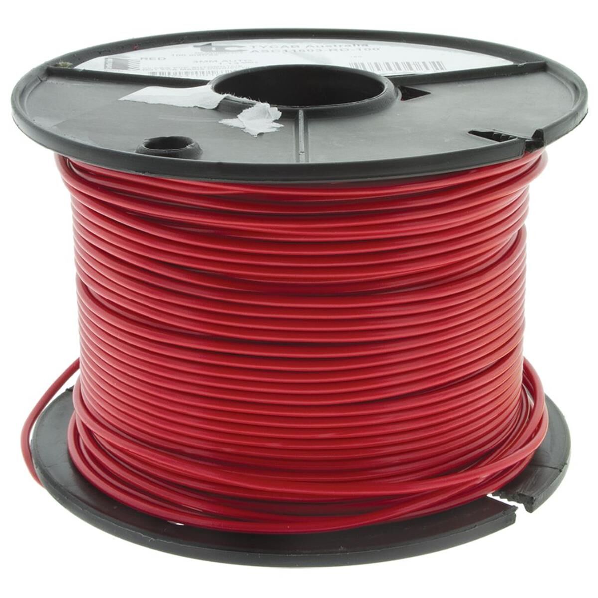 TYCAB 3mm Single Core Cable Red 100M - (14/0.32) (Auto 150) - CW1306 ...