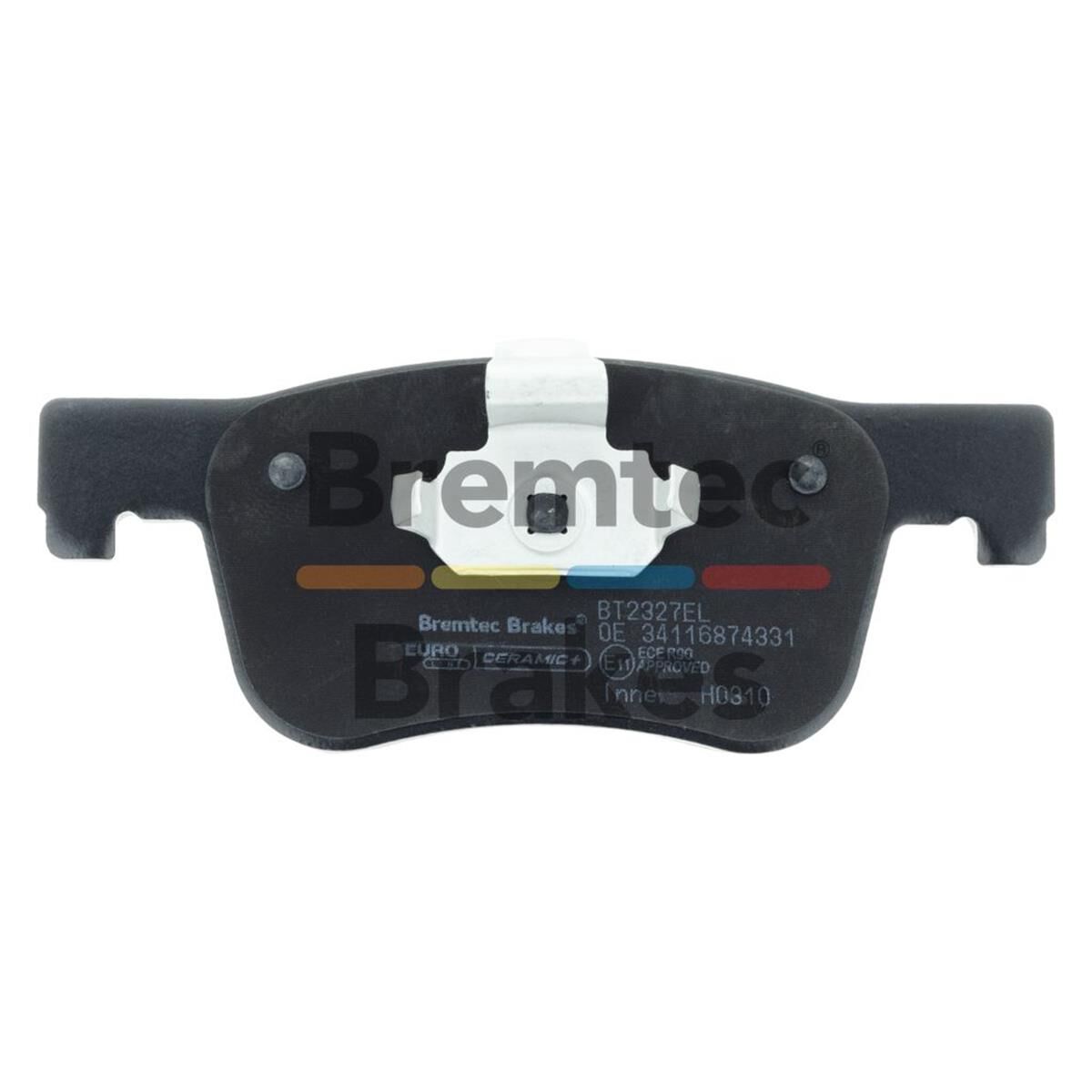 Bremtec Euroline Ceramic+ Brake Pads, BT2327EL | Supercheap Auto