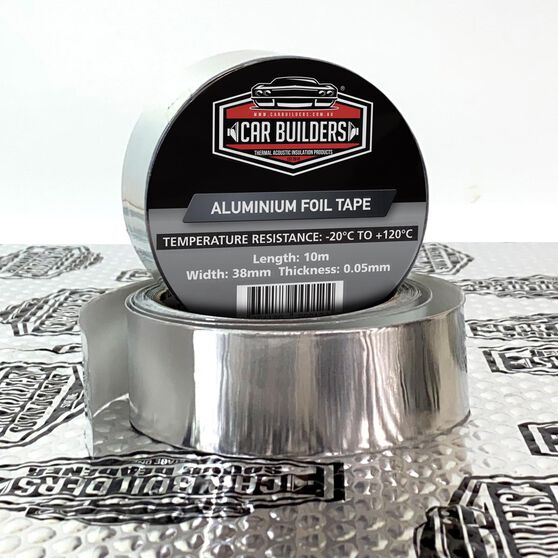 Car Builders Aluminium Foil Tape - Silver, 1 x 10m, FT_SIL ...