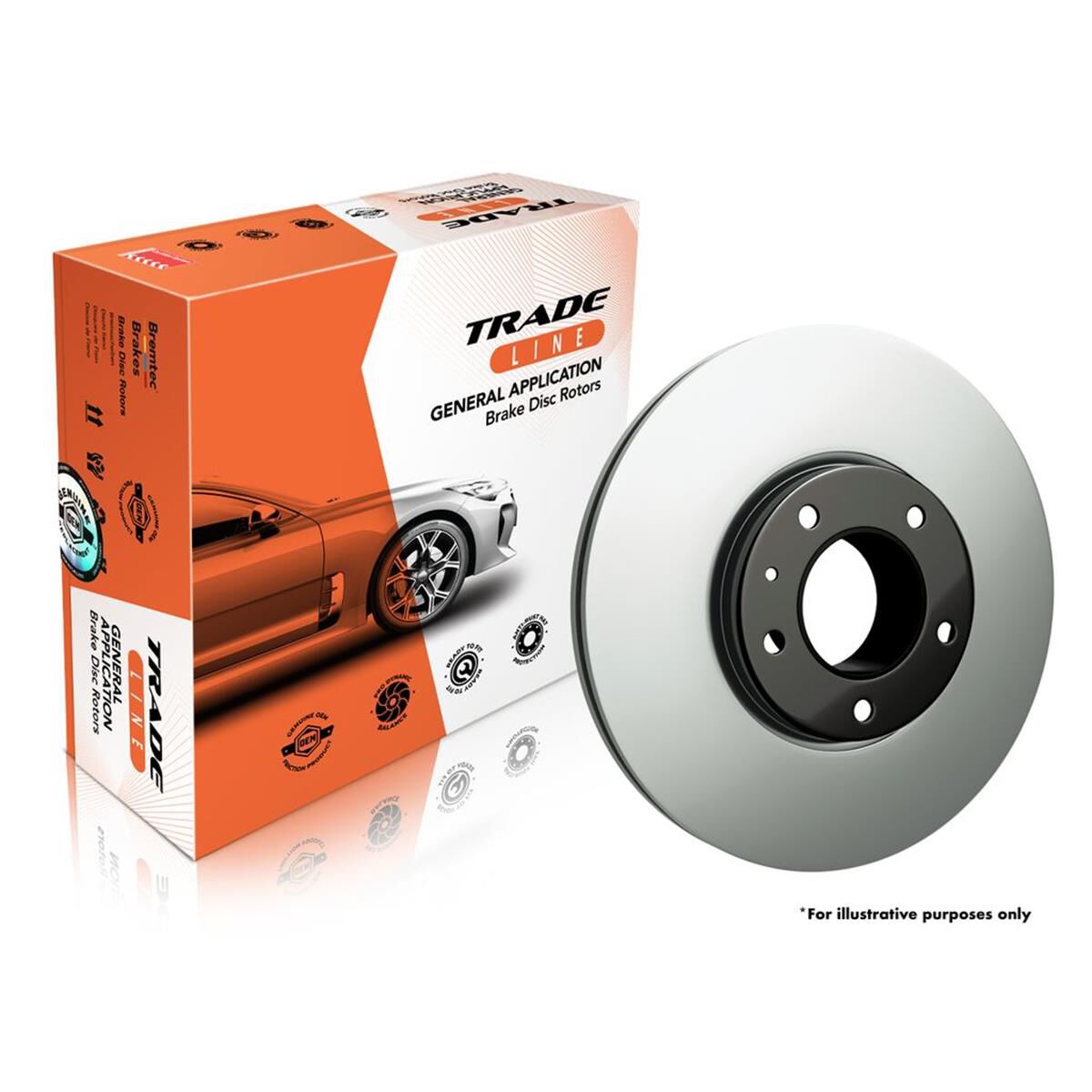 Bremtec Trade-Line Brake Disc Rotor - BDR21084TL | Supercheap Auto