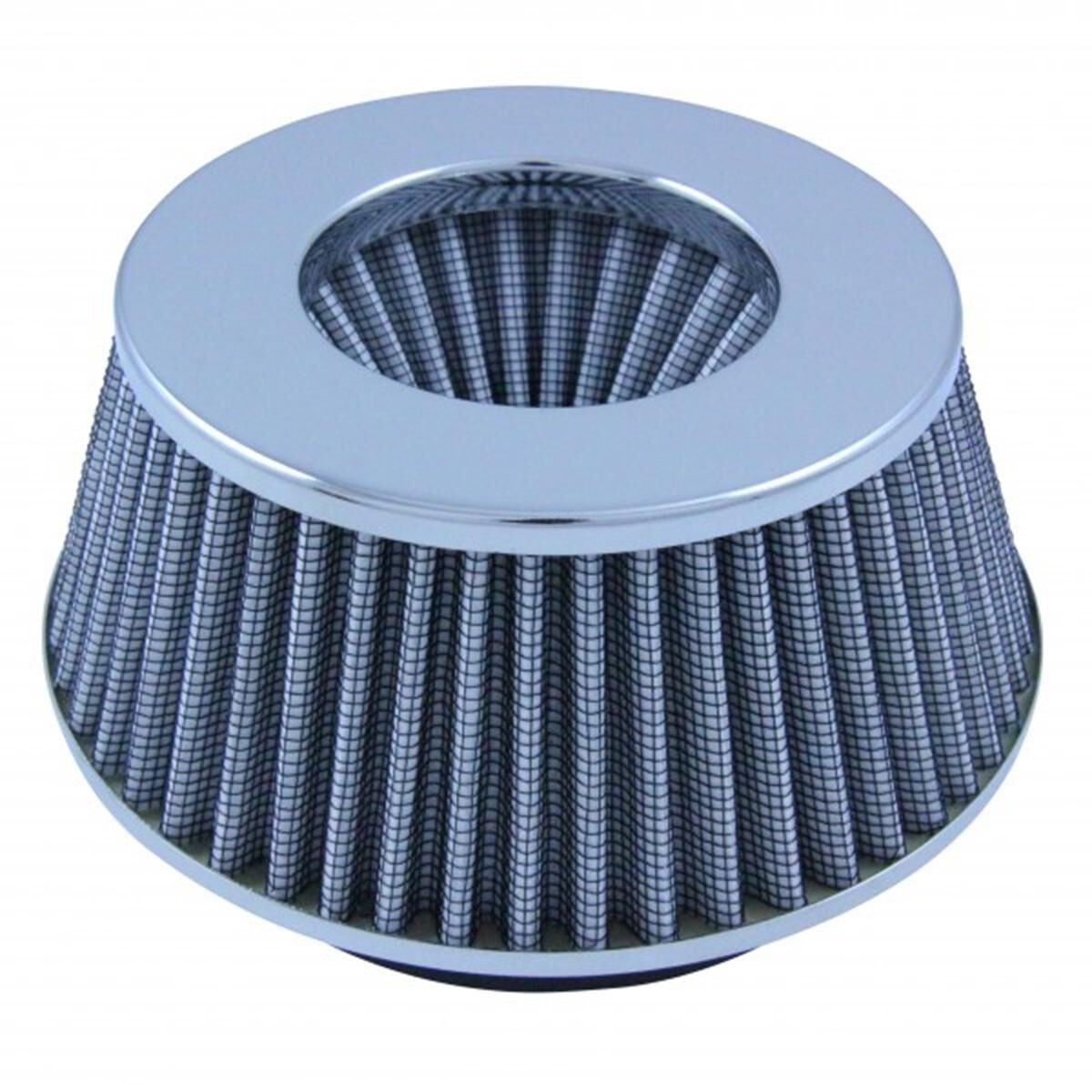 TFI Racing Air Filter Short 76-89-101mm Neck Chrome (Supercedes 8168 ...