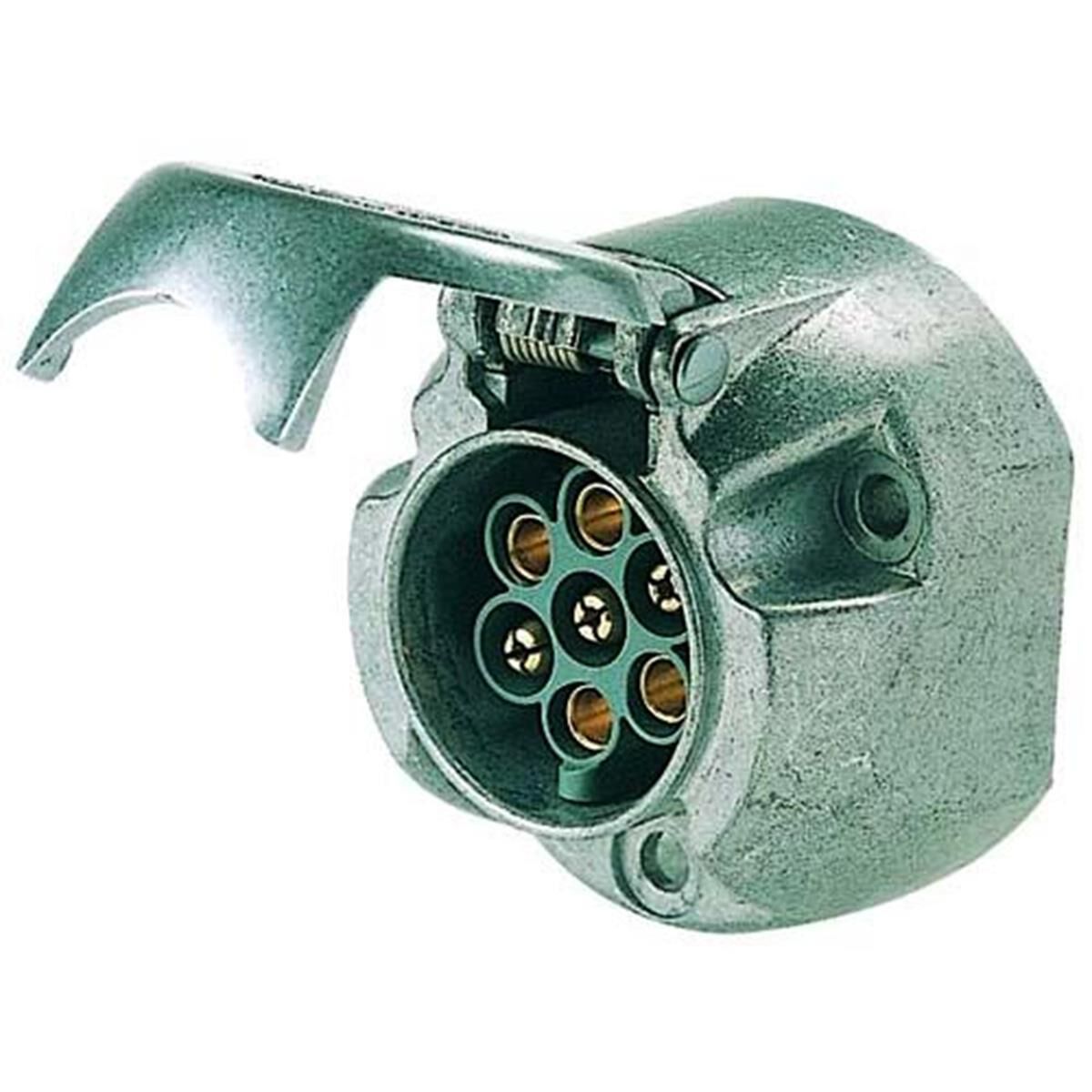 Hella Trailer Socket 7 Pin Large Round - 4901 | Supercheap Auto