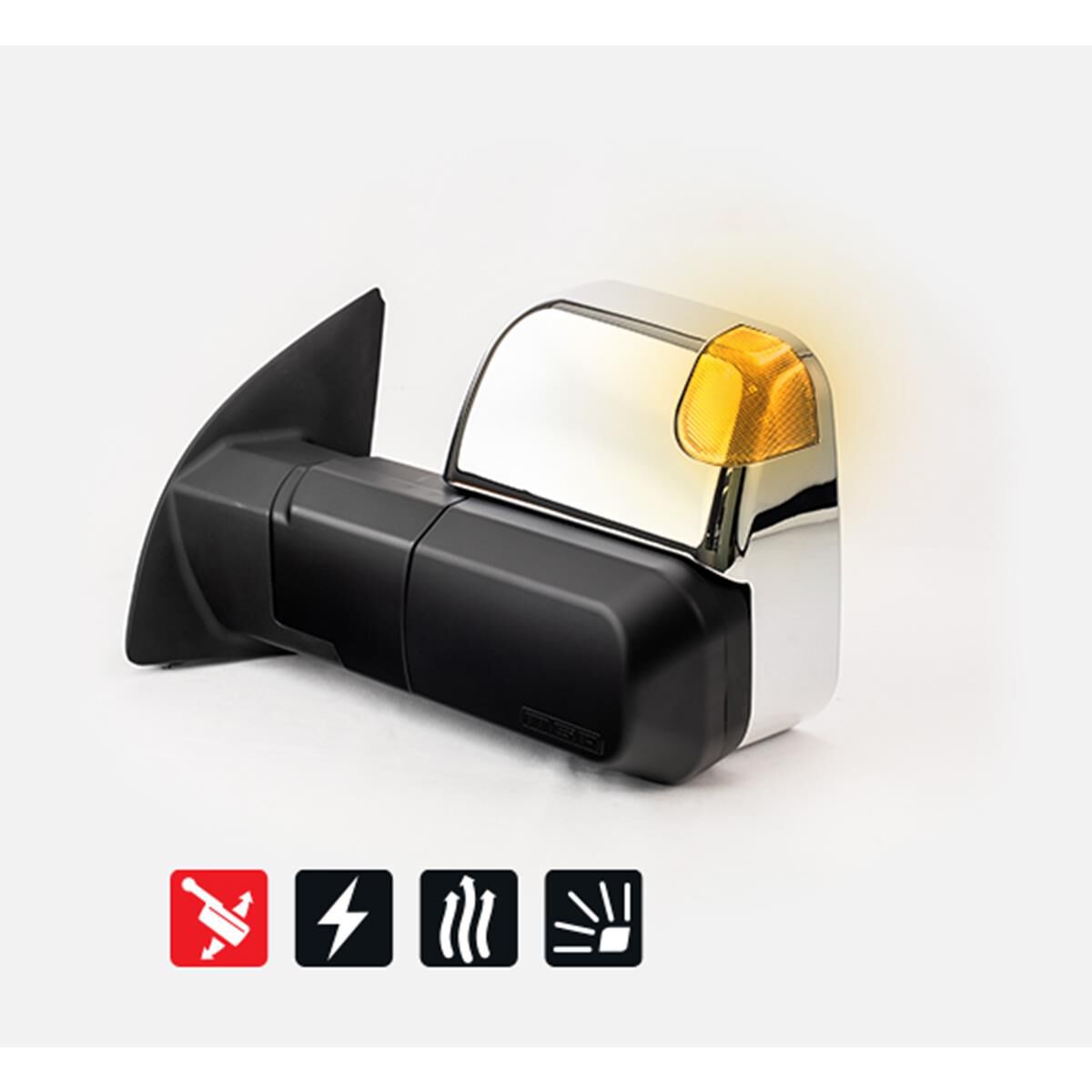 MSA 4X4 Power Fold Towing Mirrors to suit Ford Ranger 2012-05/2022 ...