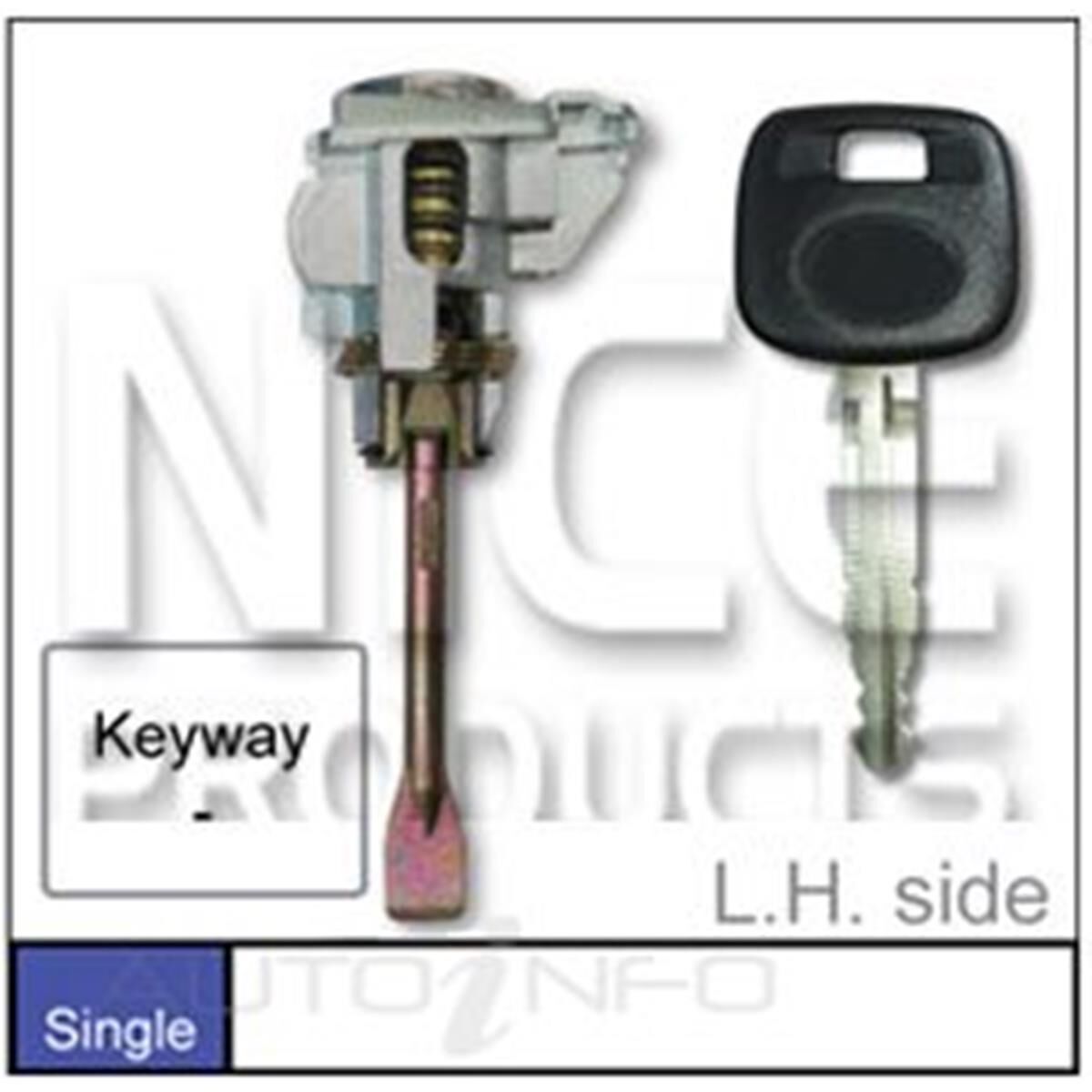 Nice Door Lock Barrel - NDL5FL | Supercheap Auto