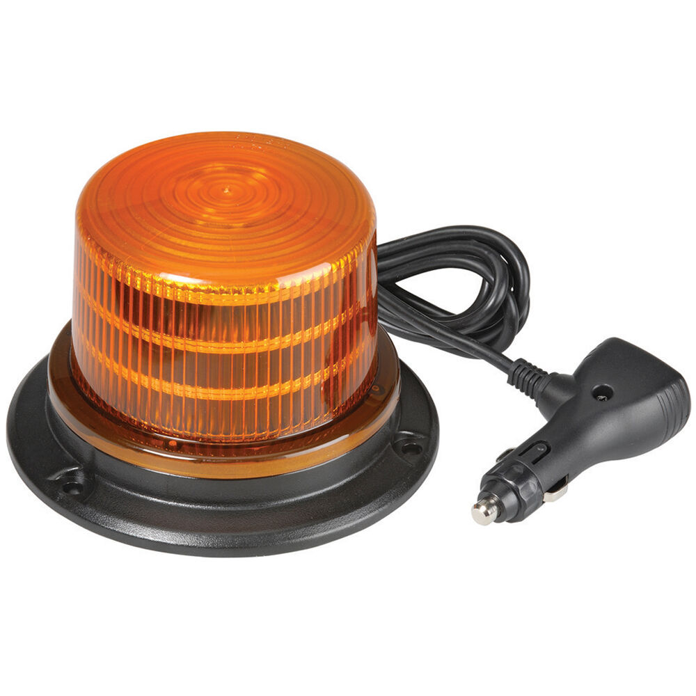 Calibre Amber Warning Lamp - LED Magnetic Base | Supercheap Auto