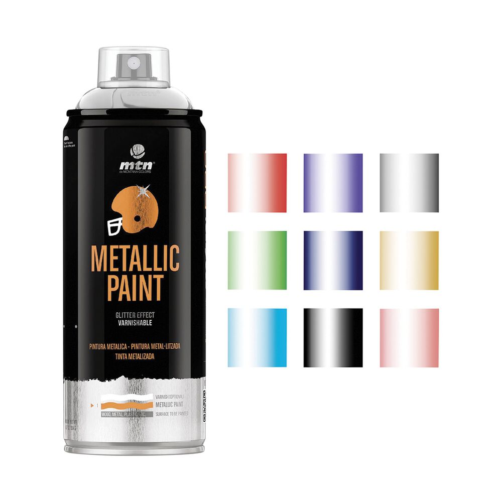MTN Pro Metallic Aluminium Spray Paint 400mL | Supercheap Auto