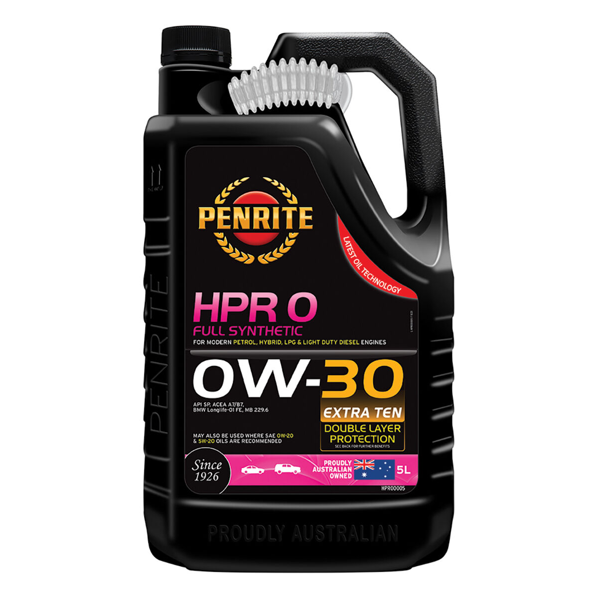 Penrite HPR 0 Engine Oil 0W 30 5 Litre