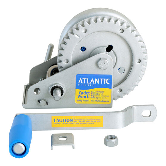 Atlantic Cadet Winch 4:1 6M x 4MM Rope | Supercheap Auto