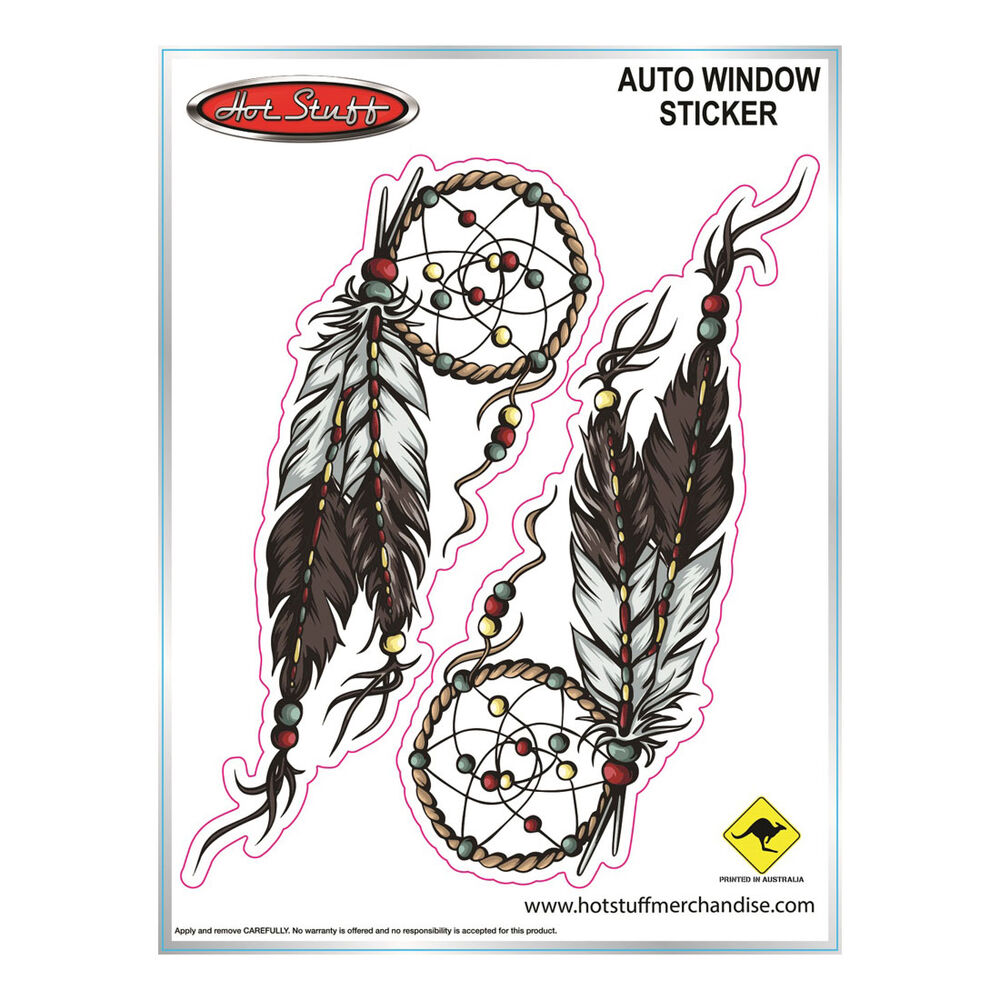 Hot Stuff Sticker Twin Dream Catchers | Supercheap Auto