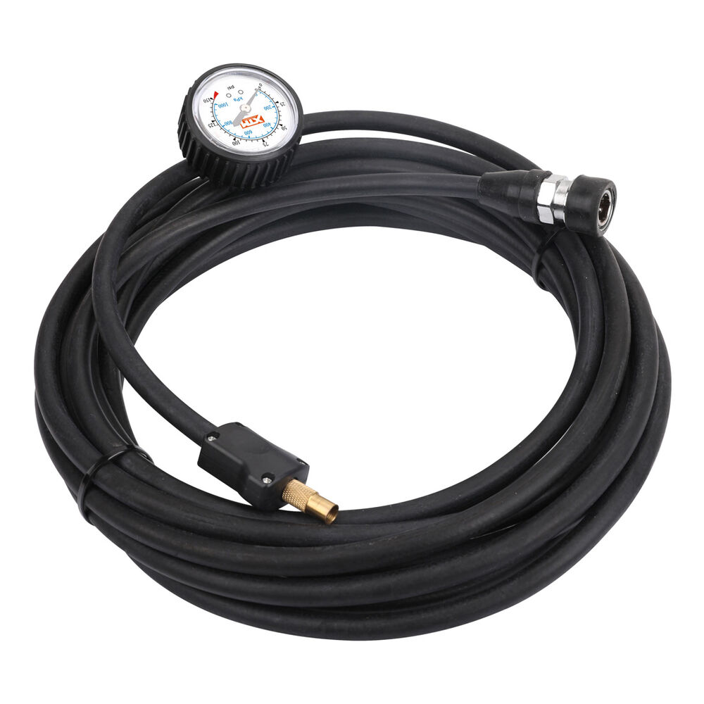 XTM Air Compressor Replacement 8M Hose W/Gauge | Supercheap Auto