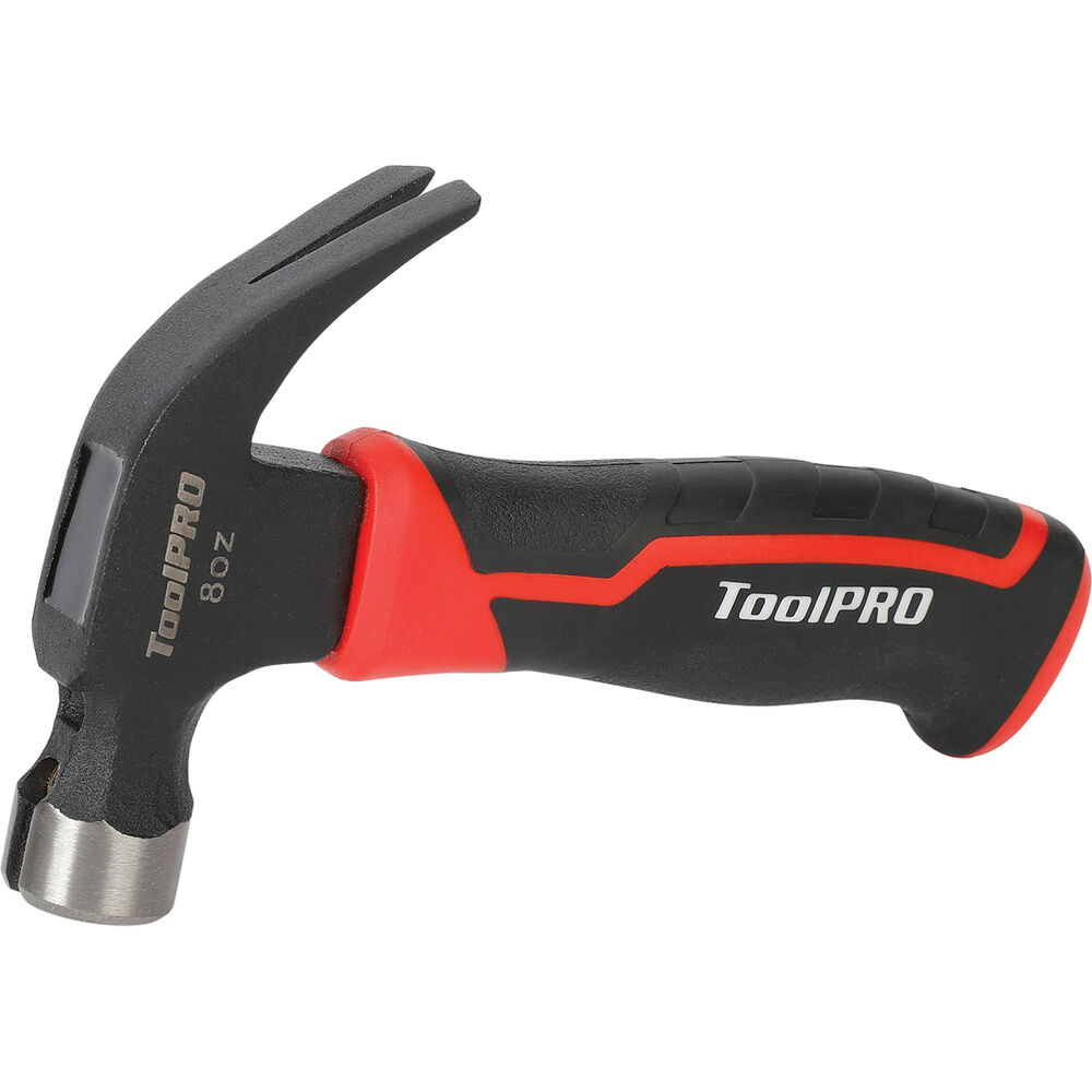 ToolPRO Stubby Claw Hammer - Graphite, 8oz, 225g | Supercheap Auto