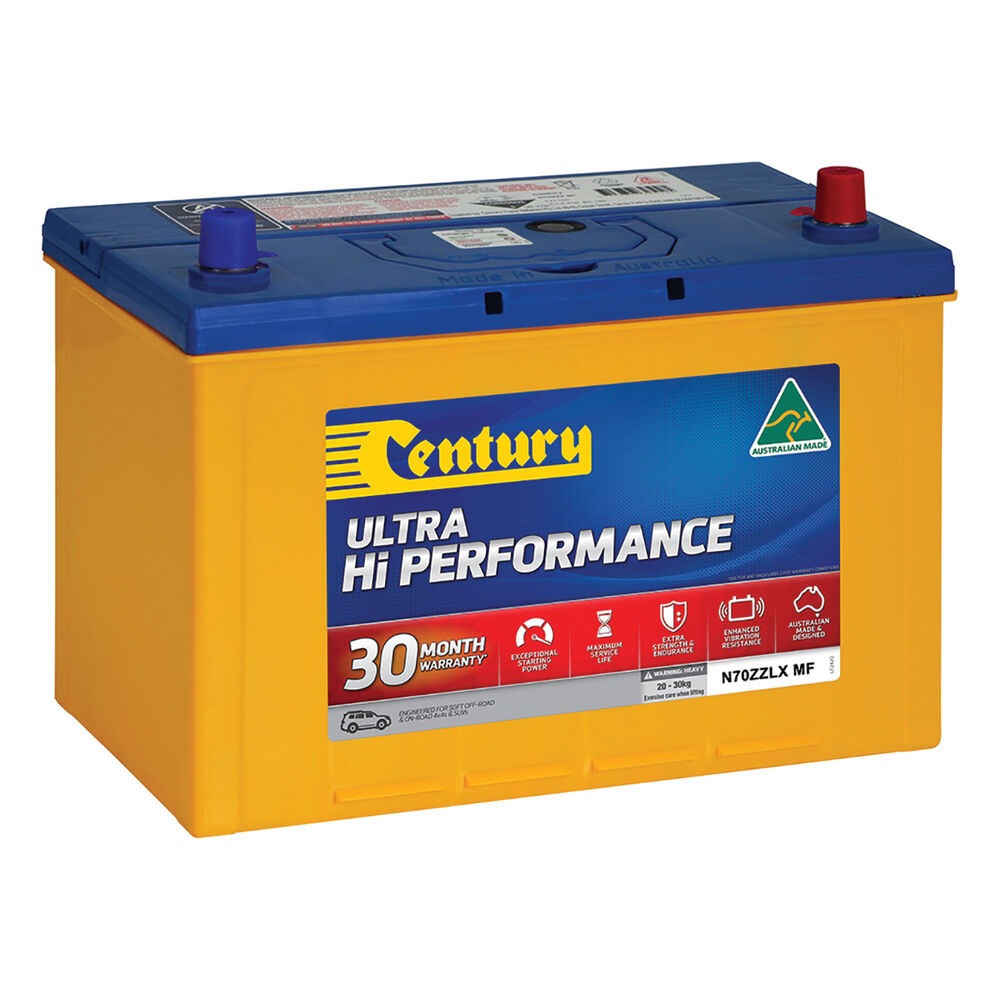 Century Ultra Hi Performance 4WD Battery N70ZZLX MF | Supercheap Auto