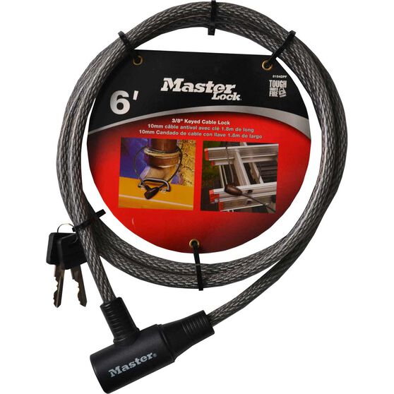 Master Lock Keyed Bike Lock - 10mm x 1.8m | Supercheap Auto