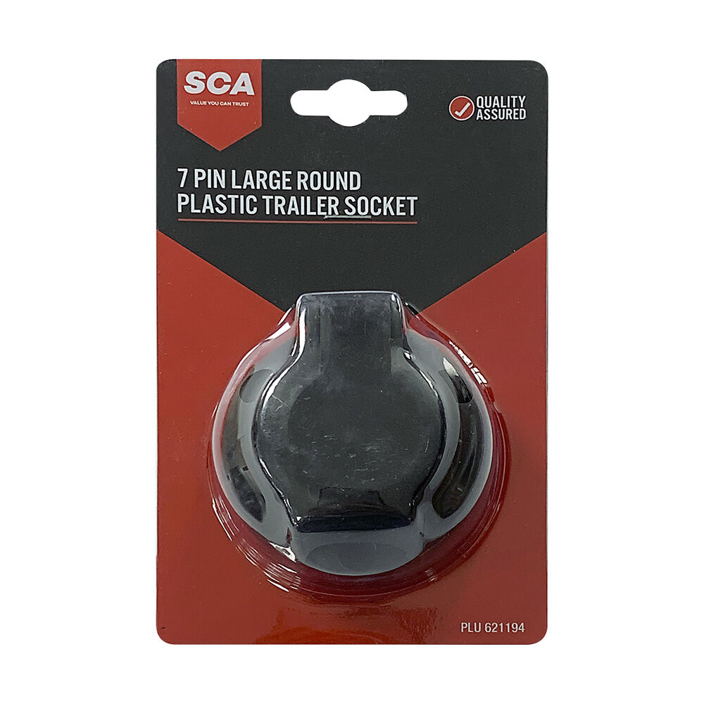 SCA Trailer Socket 7 Pin Large Round | Supercheap Auto