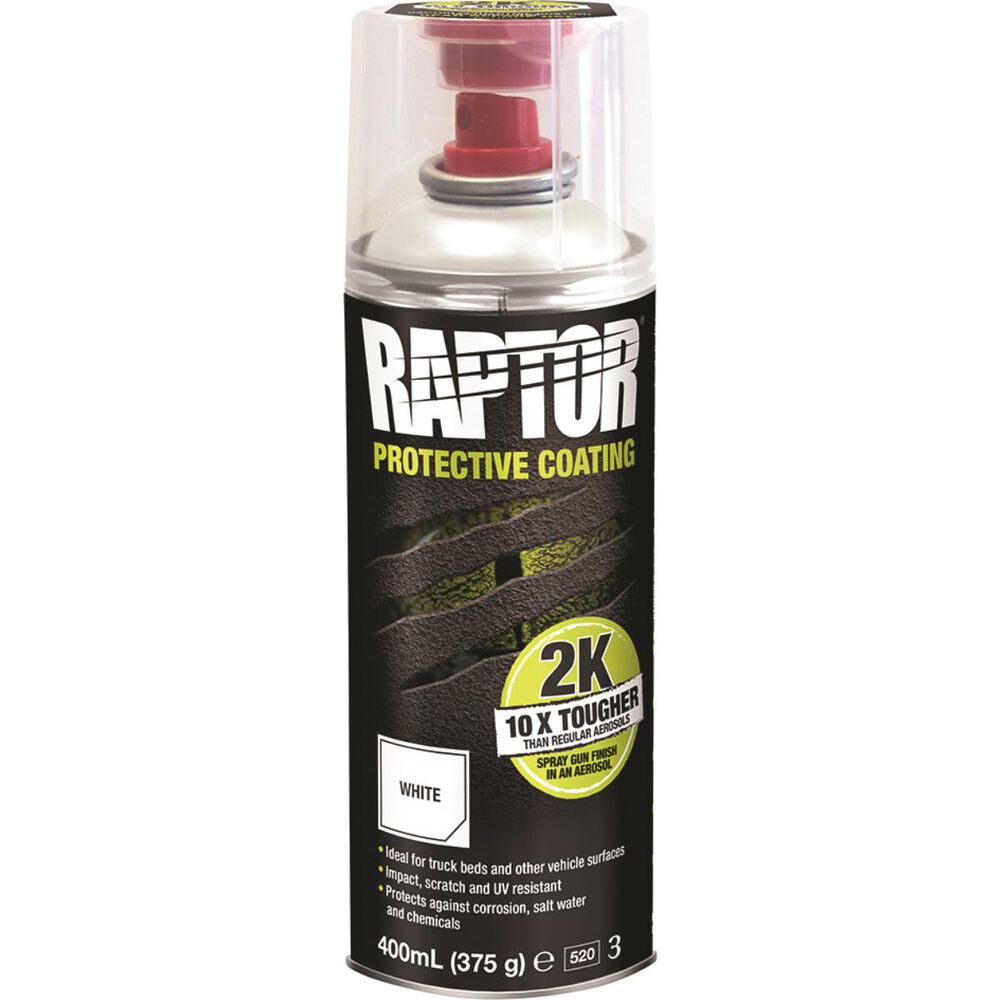 Raptor 2K Protective Coating, White - 400mL | Supercheap Auto