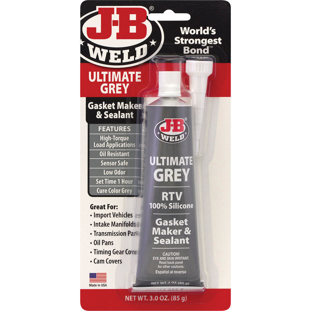 JB Weld Ultimate Grey RTV Gasket Maker and Sealant 85g - 32329 ...