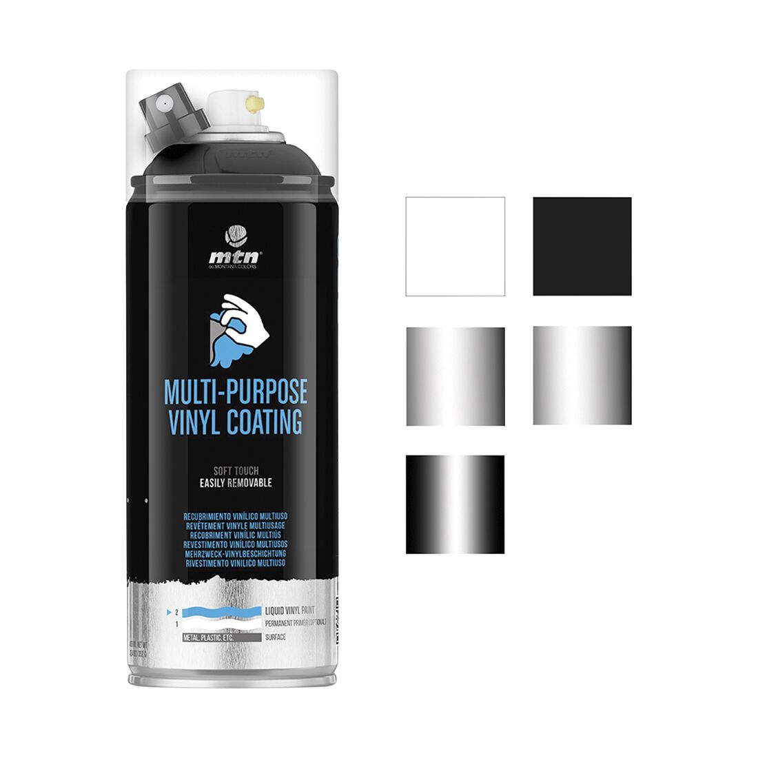 MTN Pro Removable Plastic Paint Coating - Black 400mL | Supercheap Auto