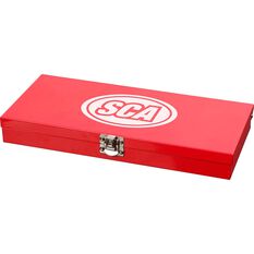 SCA Socket Set 1/4" & 3/8" Drive Metric/SAE 58 Piece | Supercheap Auto