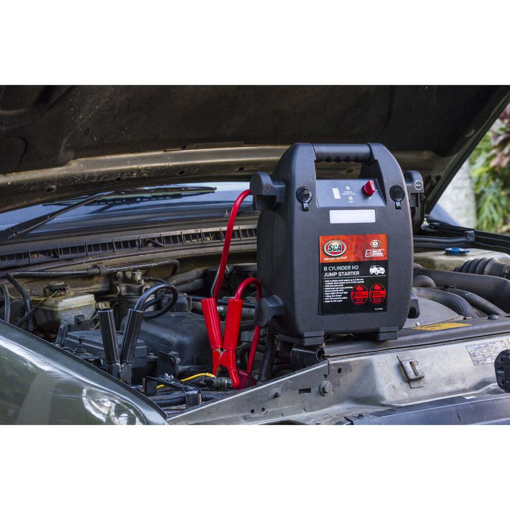 Sca 12v Jump Starter 4 Cylinder 900 Amp Supercheap