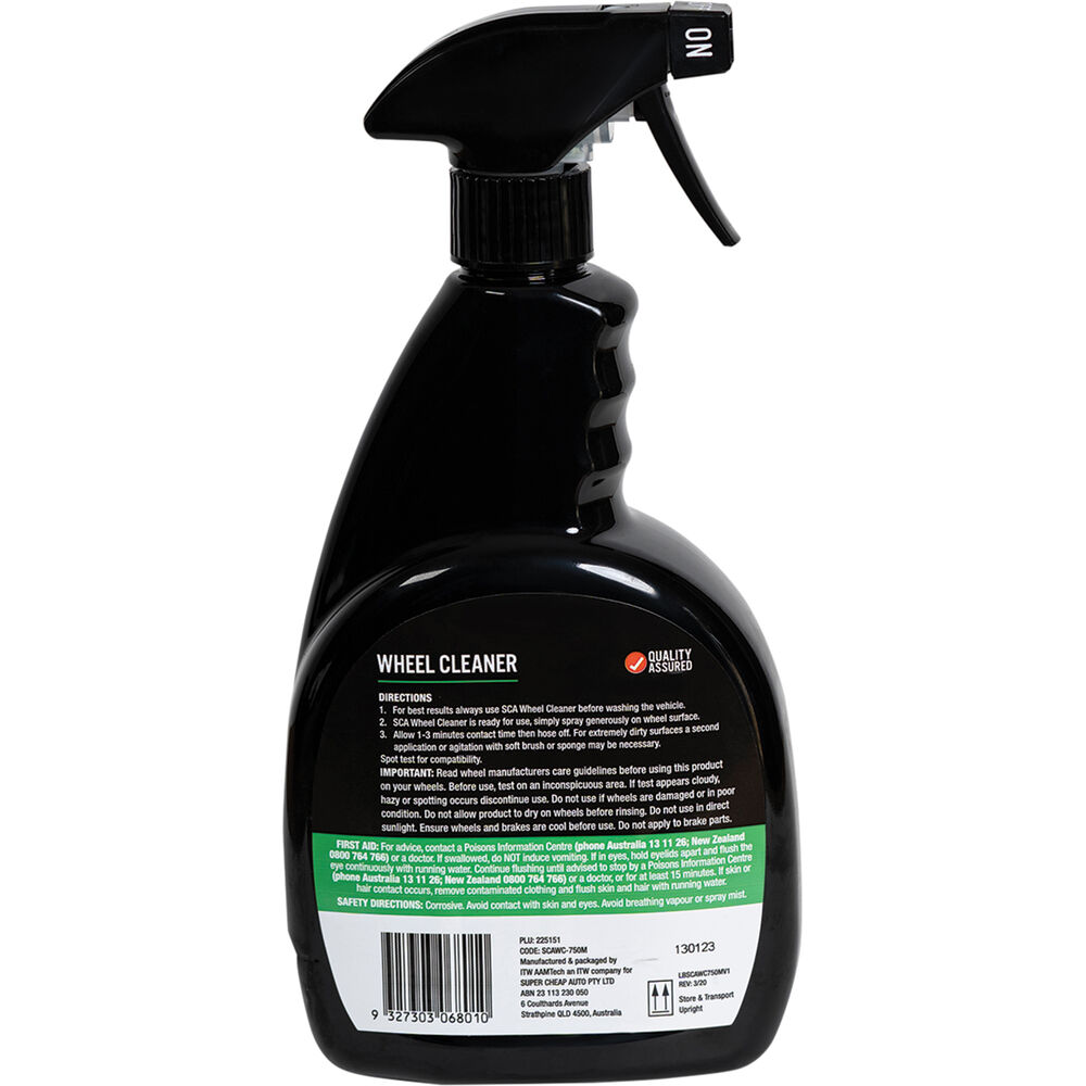 SCA Sparkling Wheel Cleaner 750mL | Supercheap Auto