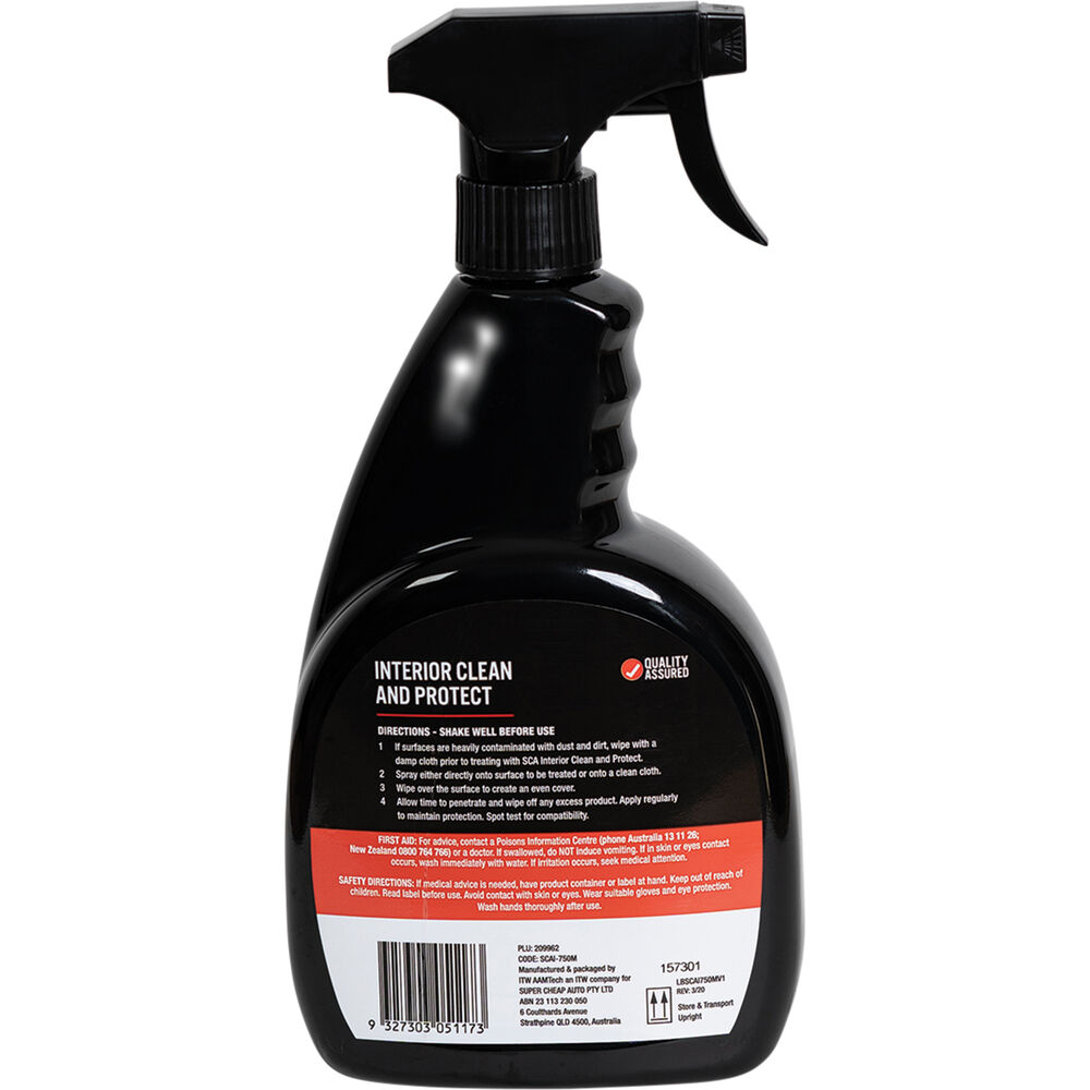 SCA Interior Clean & Protect 750mL | Supercheap Auto