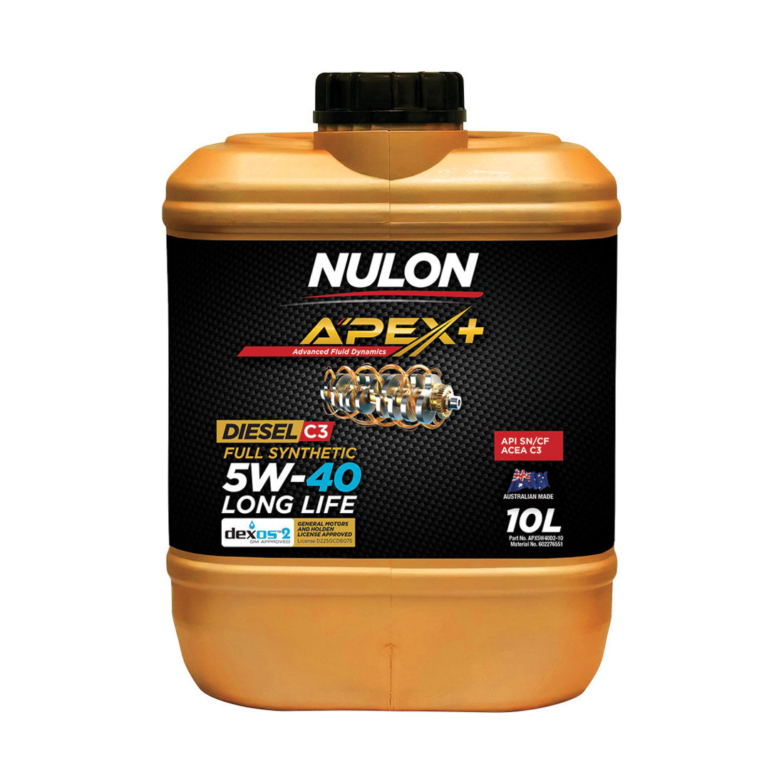 Nulon Apex+ 5W-40 Long Life Engine Oil 10 Litre | Supercheap Auto
