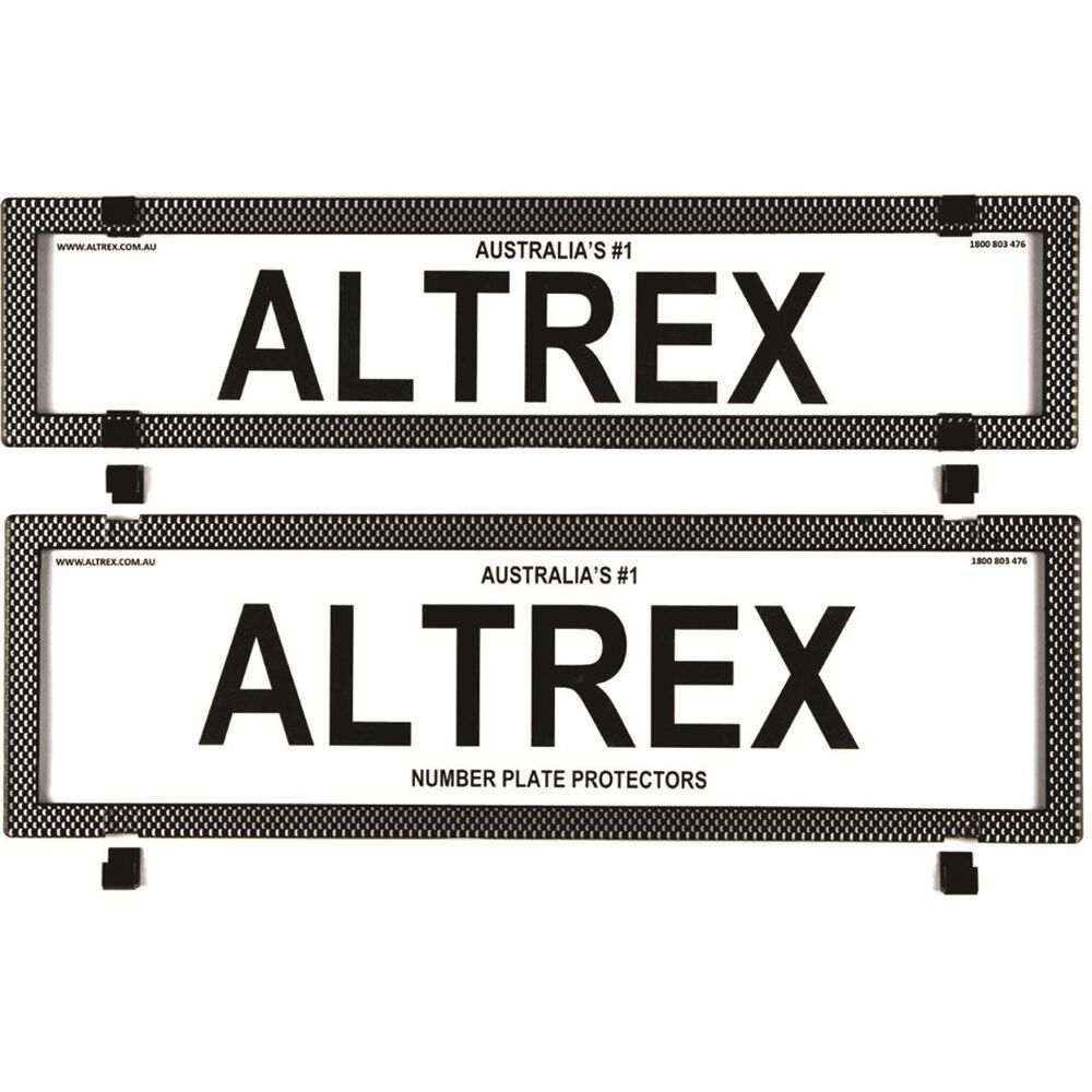 Altrex Number Plate Protector - 6 Figure Premium Clear 6SESP ...