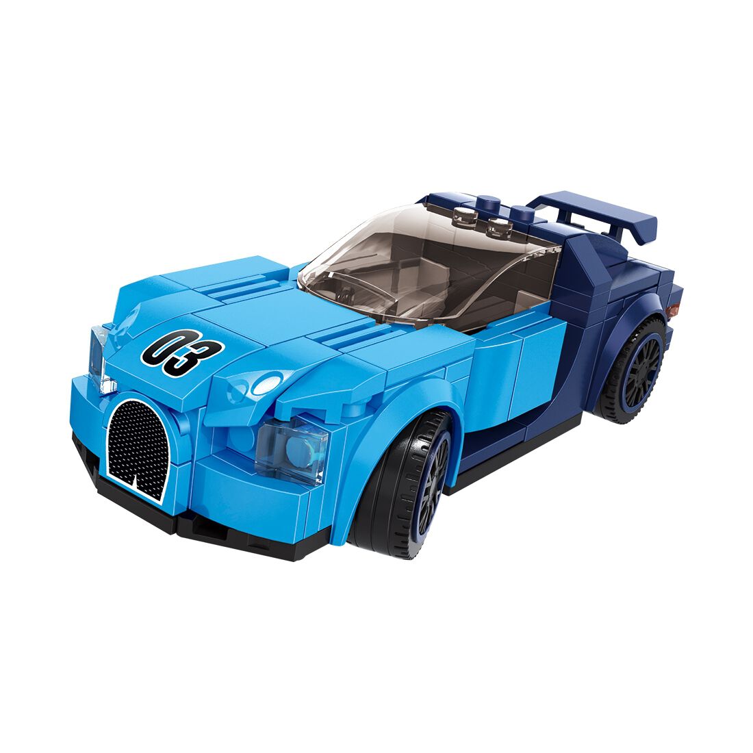 Blue Car Mini Buidling Bricks | Supercheap Auto