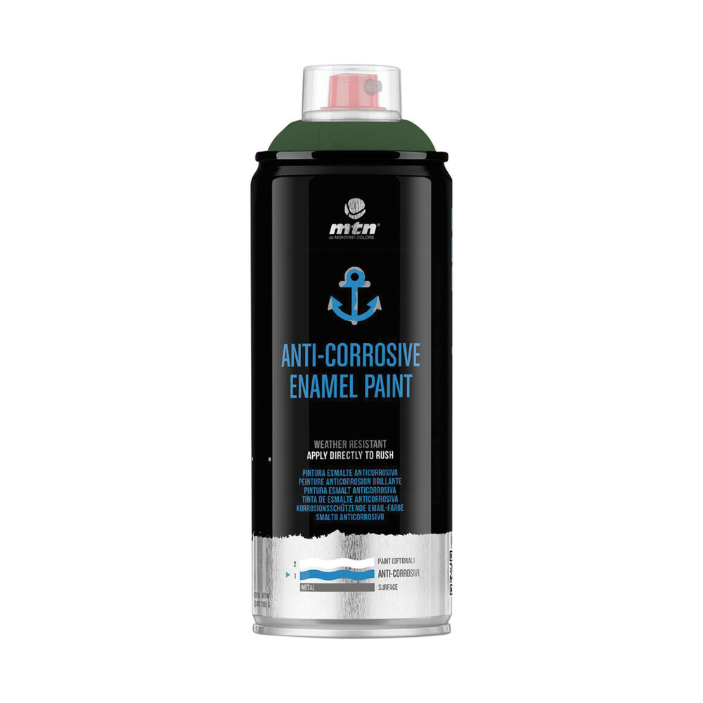MTN Pro Green Anti-Corrosive Enamel Spray Paint 400mL | Supercheap Auto